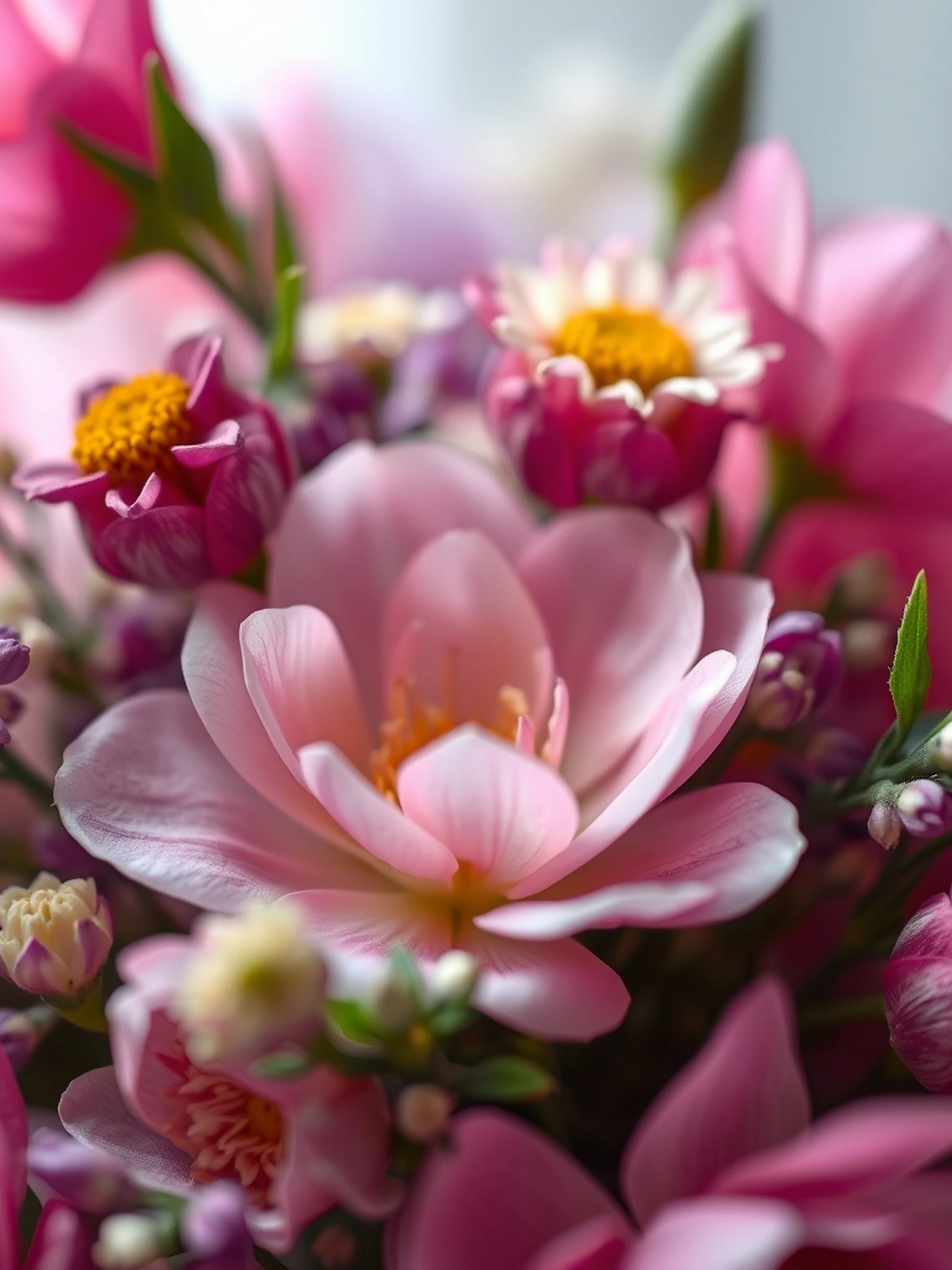 Floral Pink Fall Theme Girly Cute Beautiful Flowers — Free iPad ...