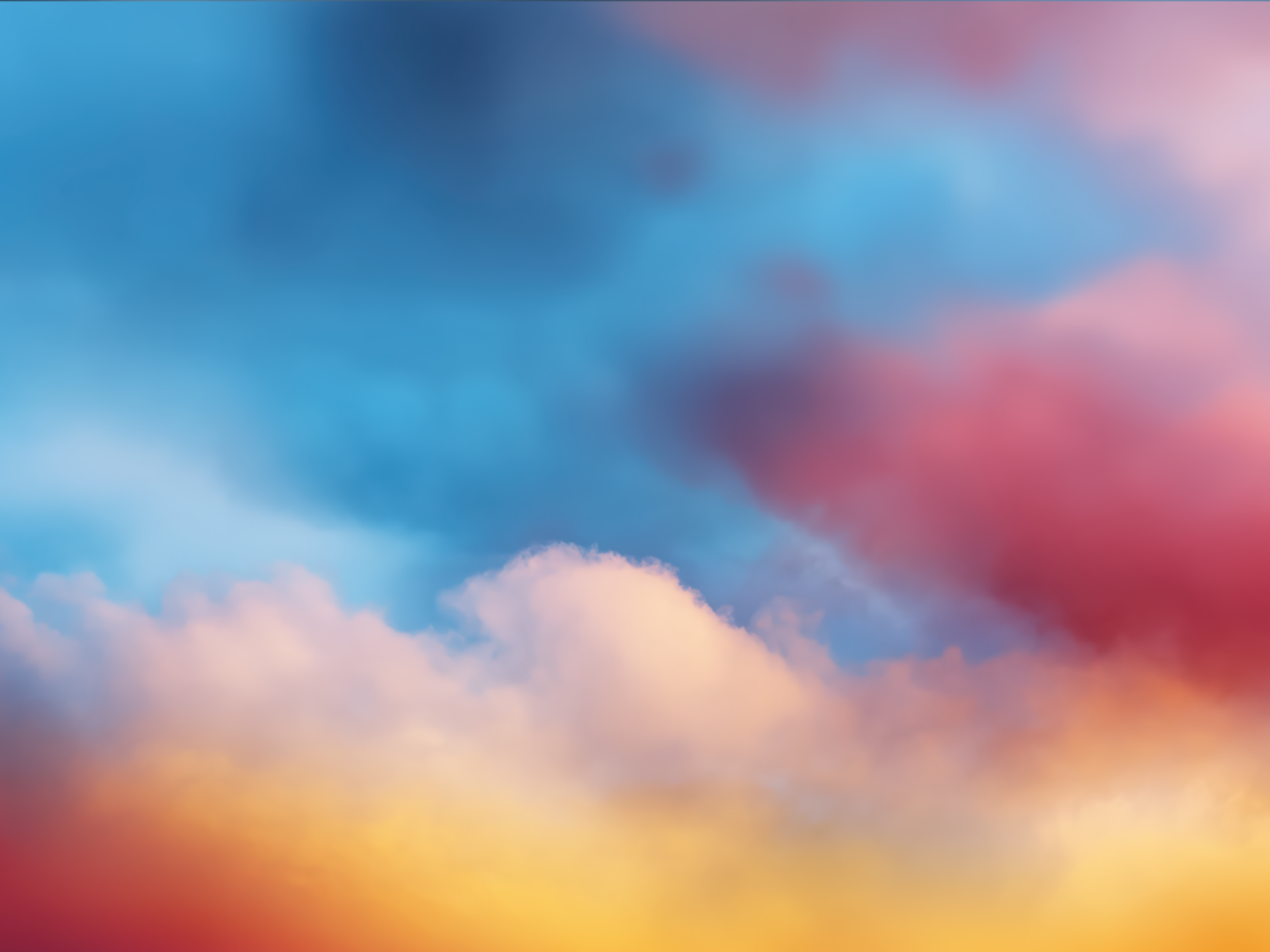 Rainbow Colorful Clouds Happy Best Wallpapers For iPad Pro Or iPad Air ...