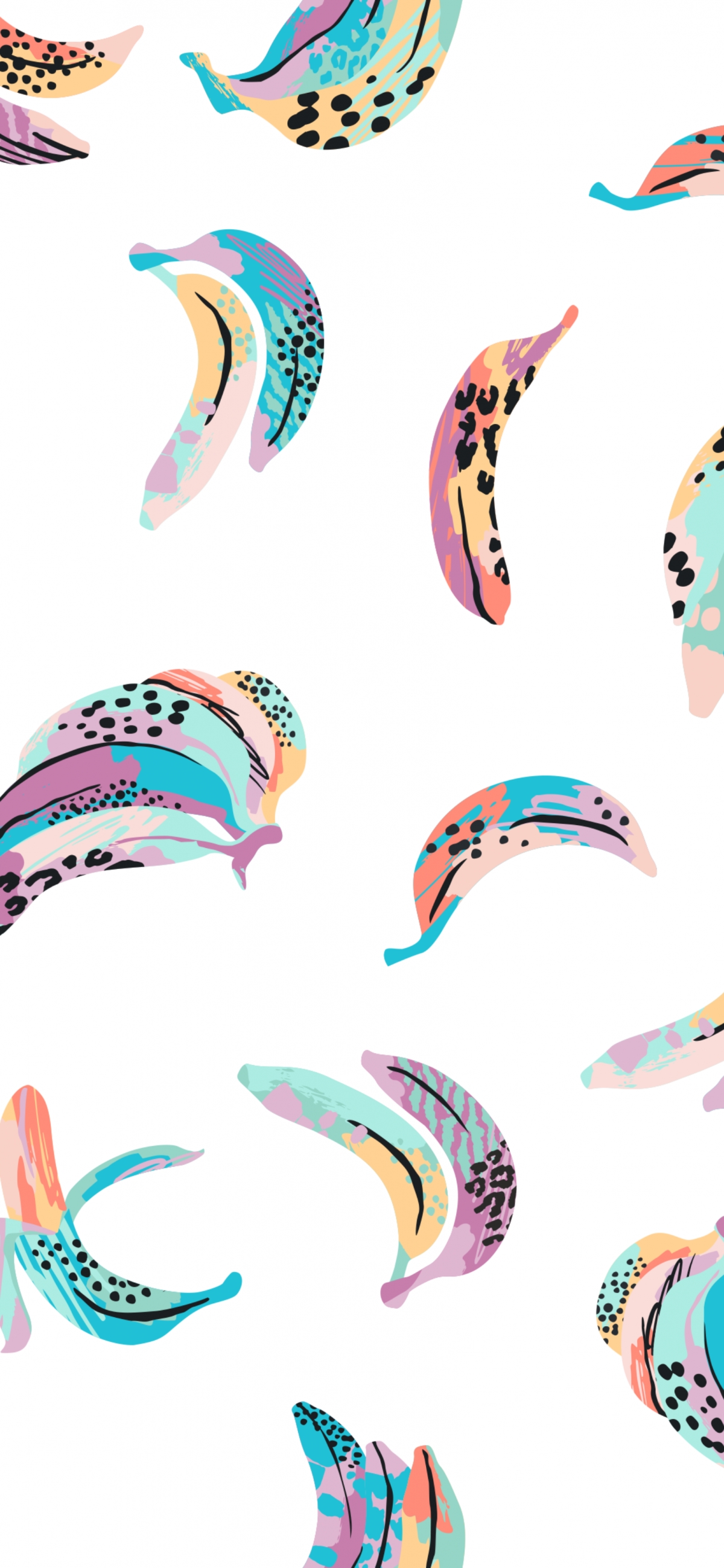 Preppy Colorful Bananas 4K — Free iPhone Wallpaper (4K/HD) | 2025