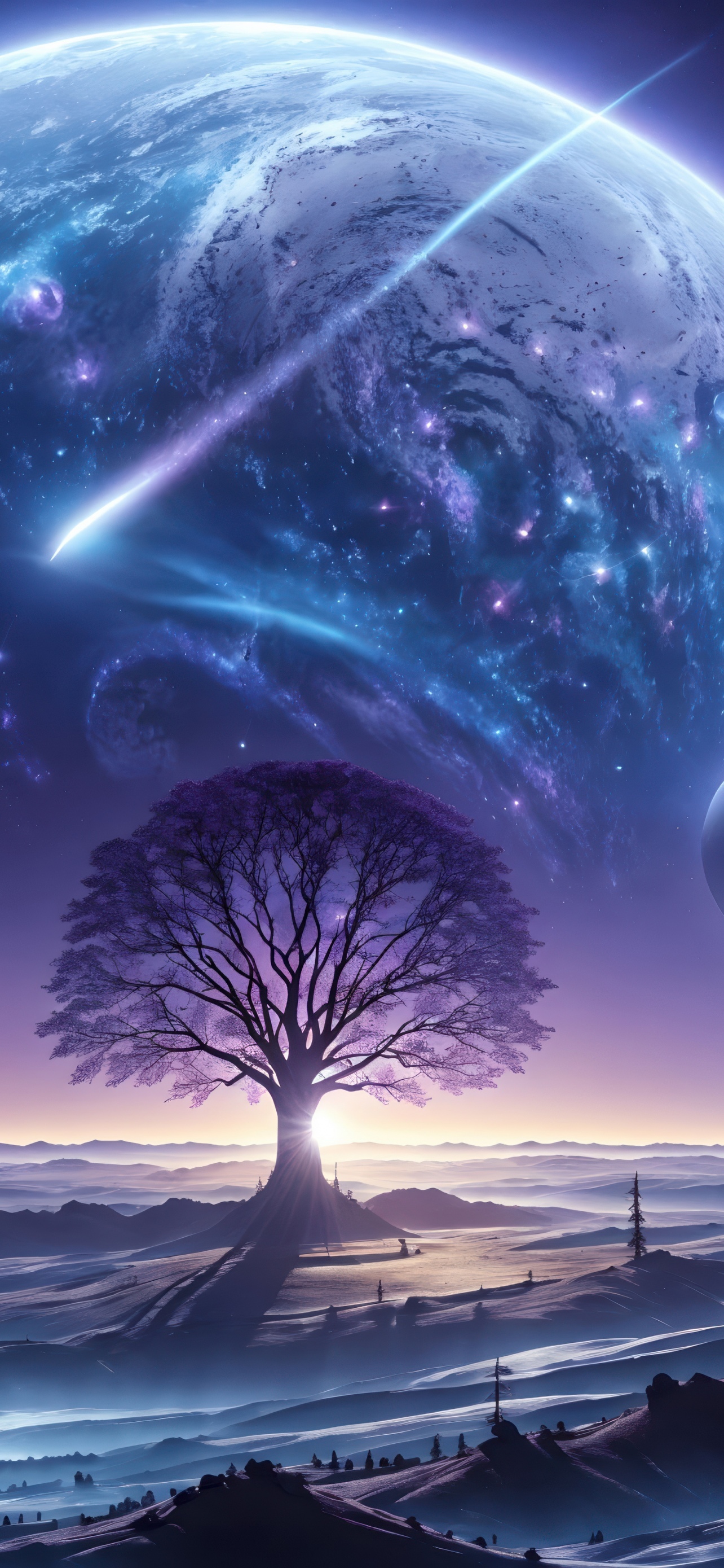 Alien Planet Lofi — Free iPhone Wallpaper (4K/HD) | 2025