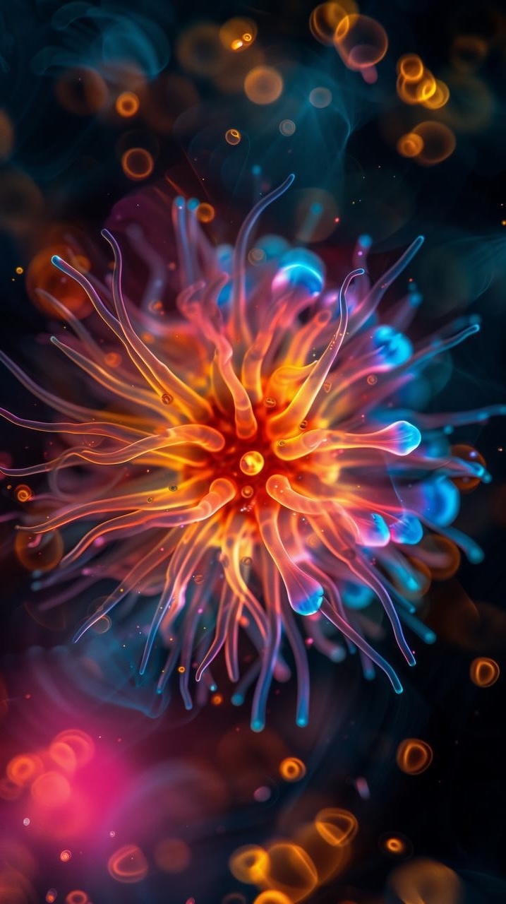 Android iPhone Wallpaper Cell Closeup Organism — Download Free iPhone ...