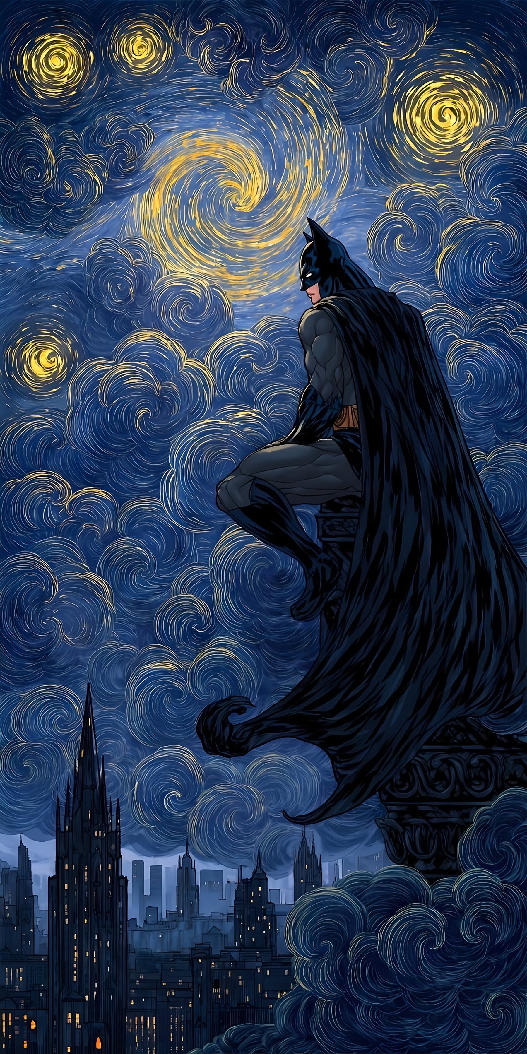 Batman Artwork Digital Movie Disney Marvel Blue Best Unique Creative ...