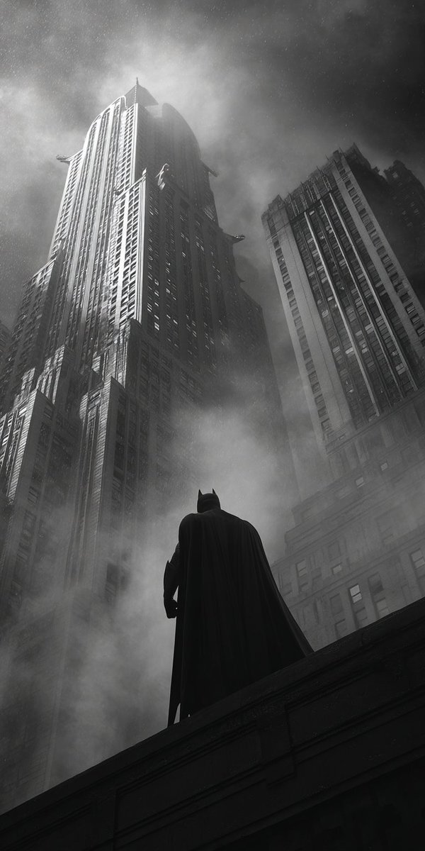 Batman Black And White Skyscraper Marvel Best Unique Creative Free 4K ...