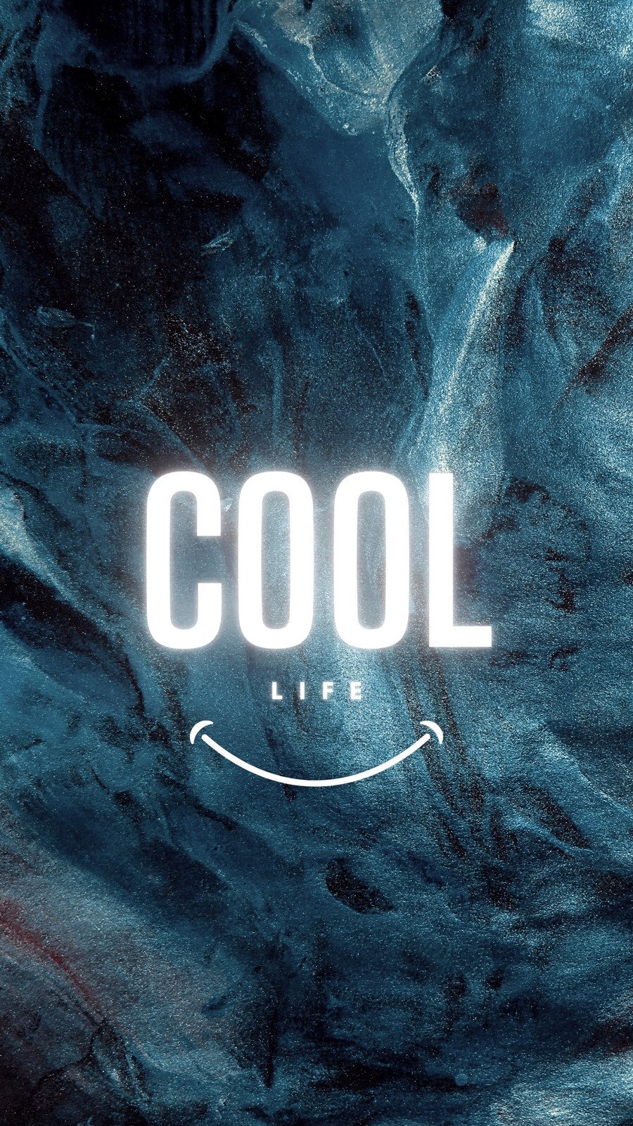 Cool Life Quotes Smiley Face Textured Wallpaper 2025 — Free iPhone ...