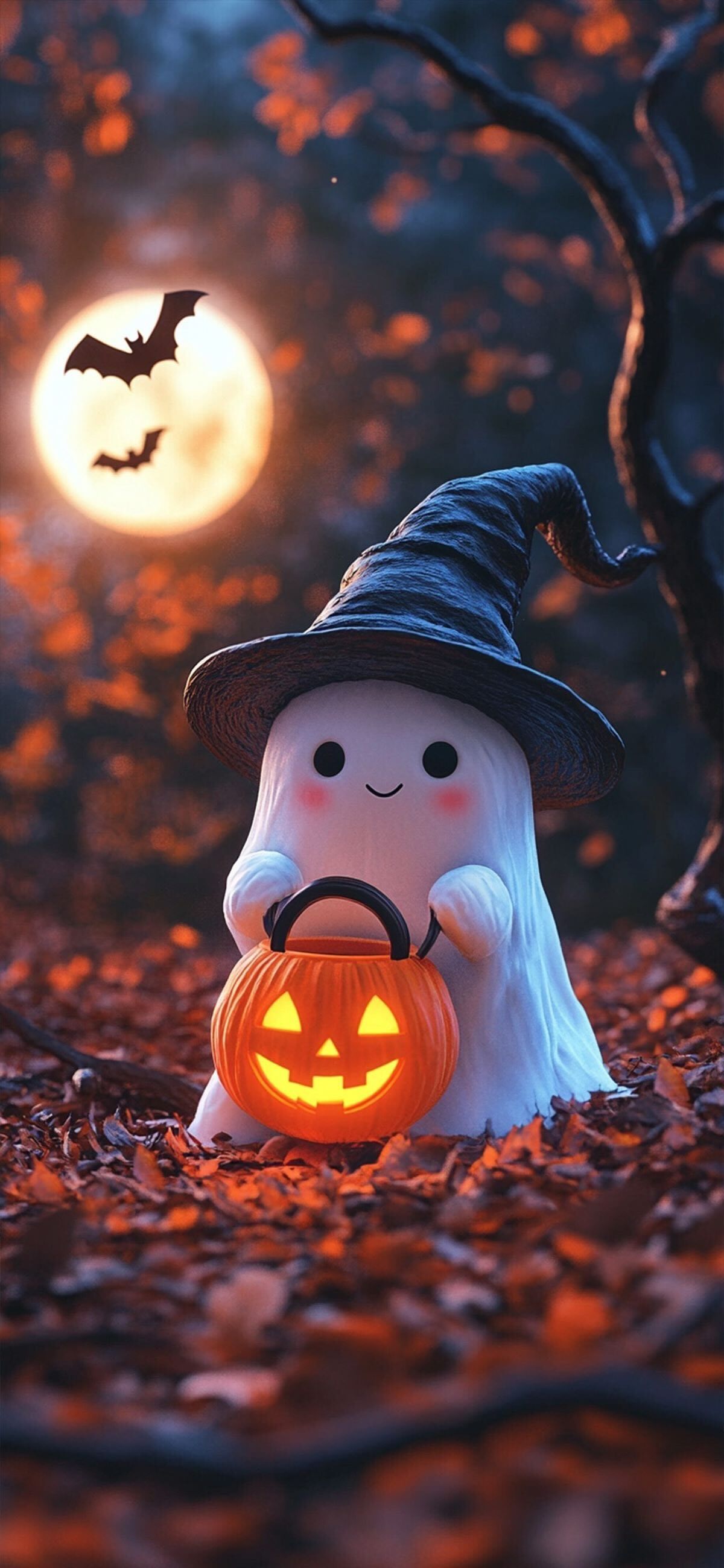 Cute Ghost Trick Or Treating Best Halloween Fall Seasonal Autumn 2025 ...
