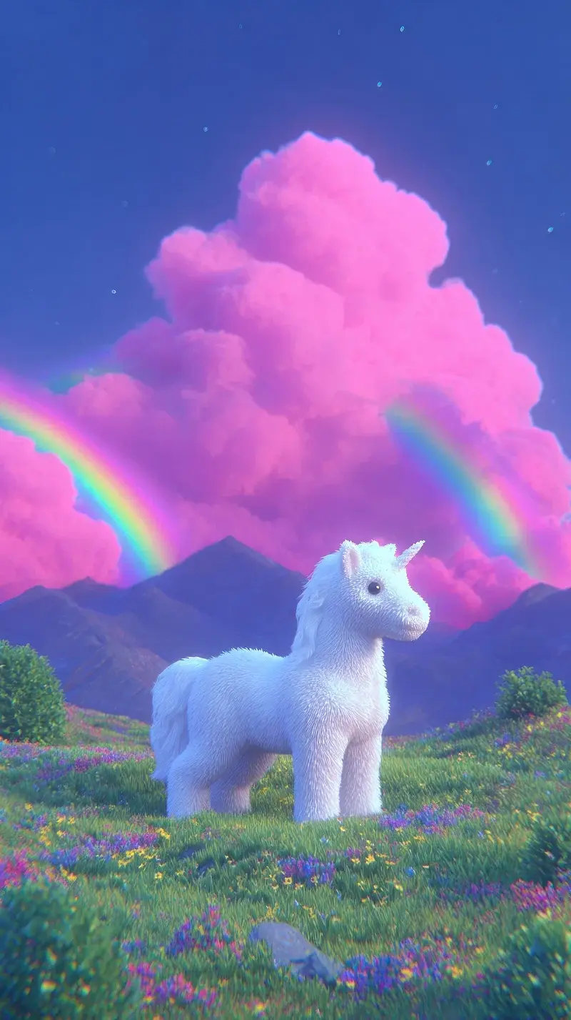 Cute Unicorn Rainbow Girly Sweet Best Top Wallpapers For iPhone 17 Pro ...