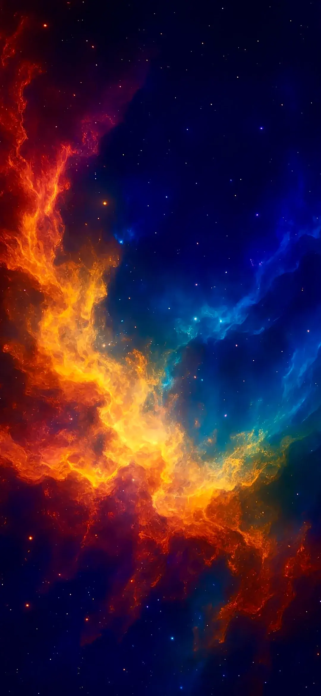 Dark Dramatic Colorful Space Galaxy Outerspace Best iPhone Wallpapers ...