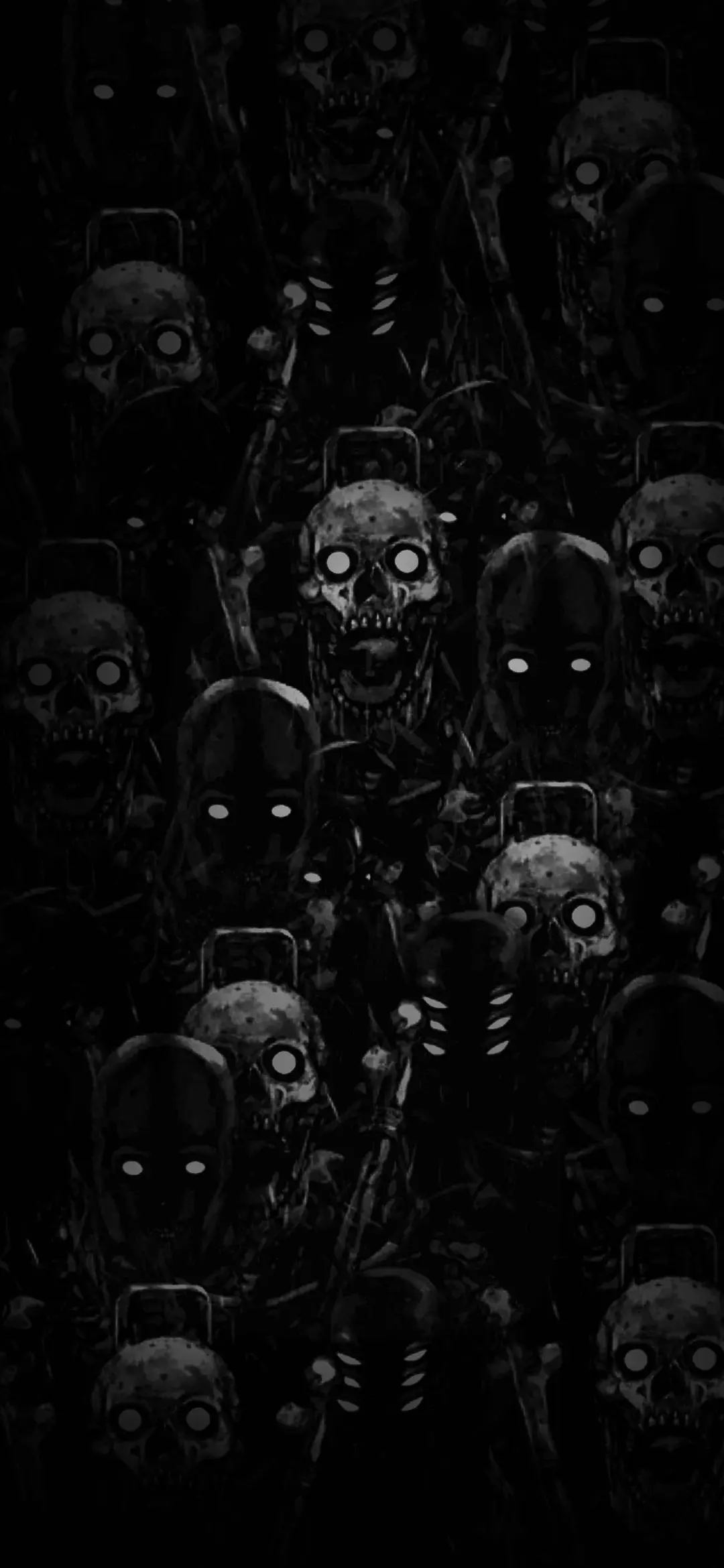 Dark Mode Creepy Halloween Style — Free iPhone Wallpaper (4K/HD) | 2025