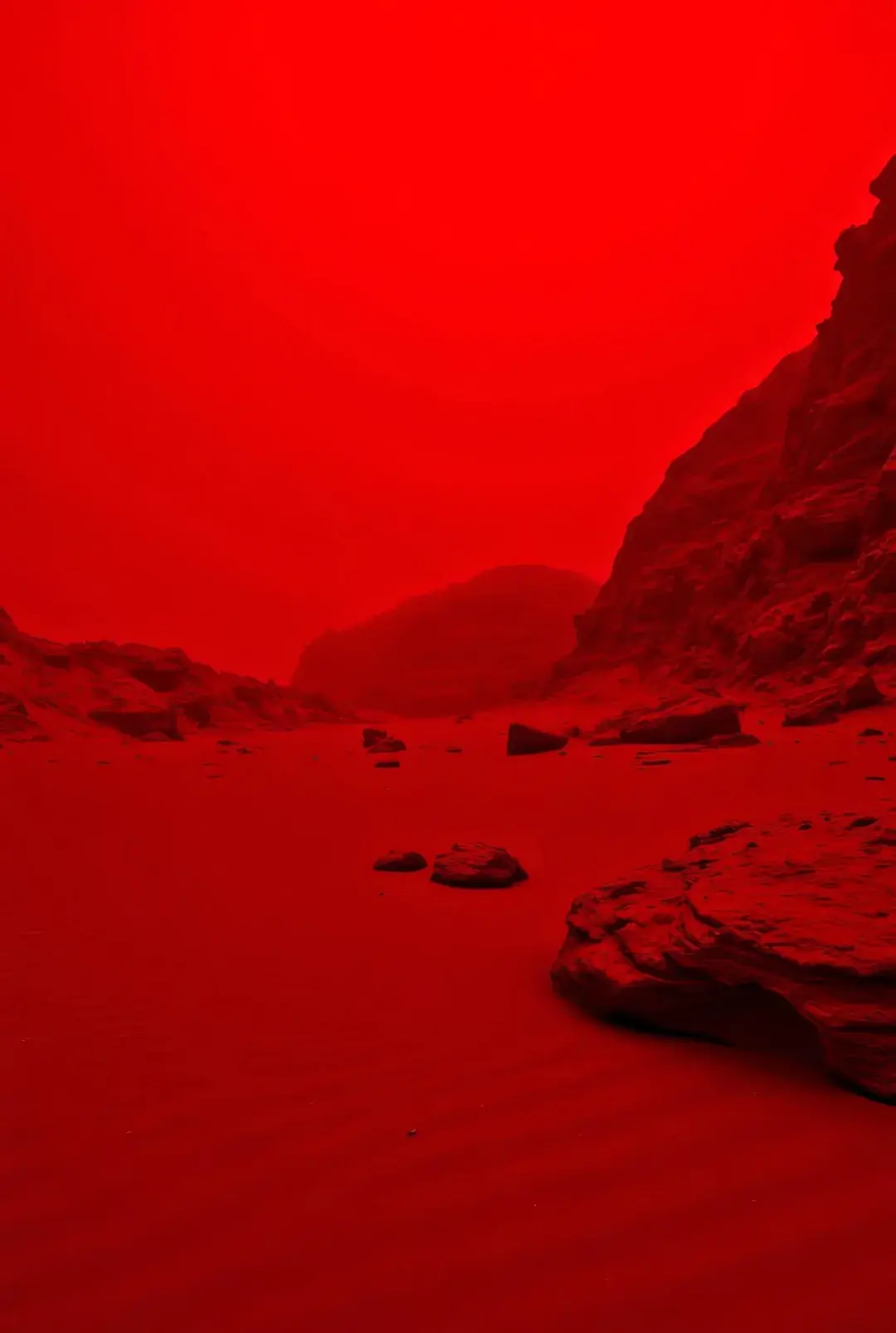 Dark Red Daily Wallpapers Space Mars — Download Free iPhone Wallpapers