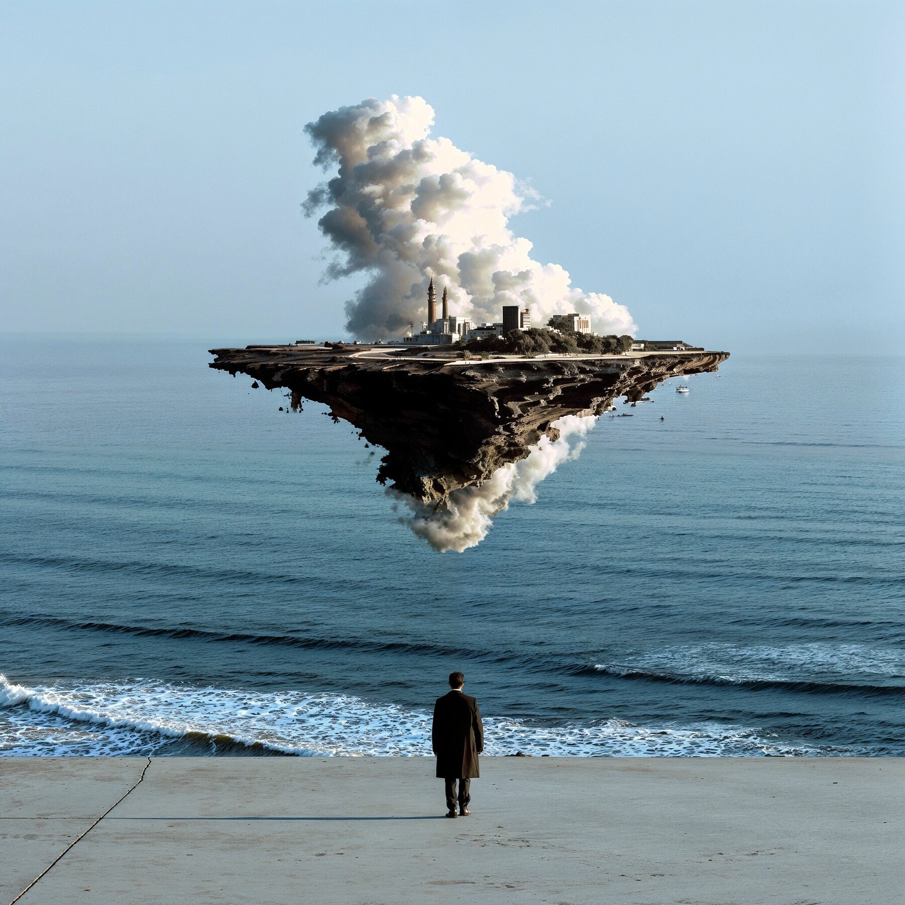 Floating Island Artwork Digital Best Unique Creative Free 4K Wallpapers ...