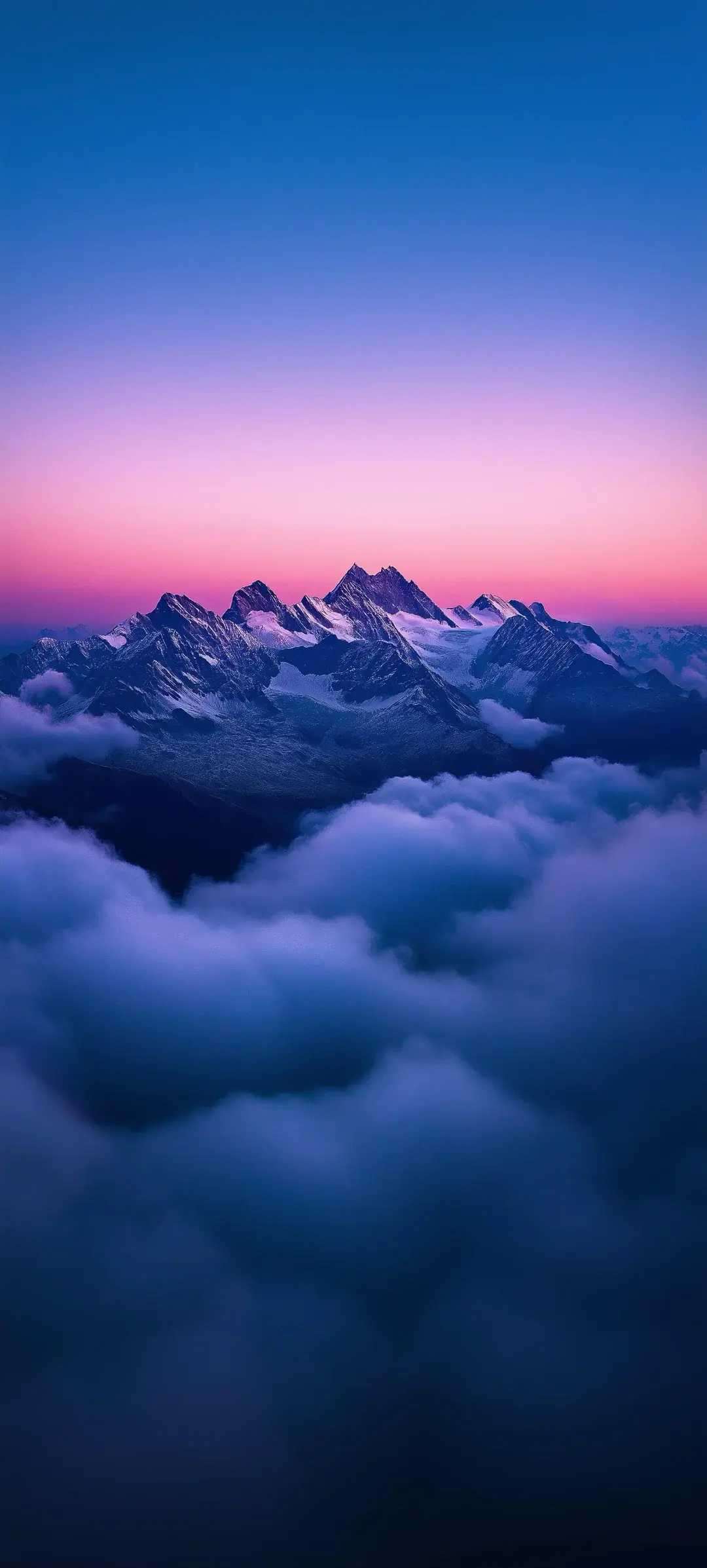 Hi Res Nature Sunset Over Snowcovered Moutnains Best iPhone Wallpapers ...