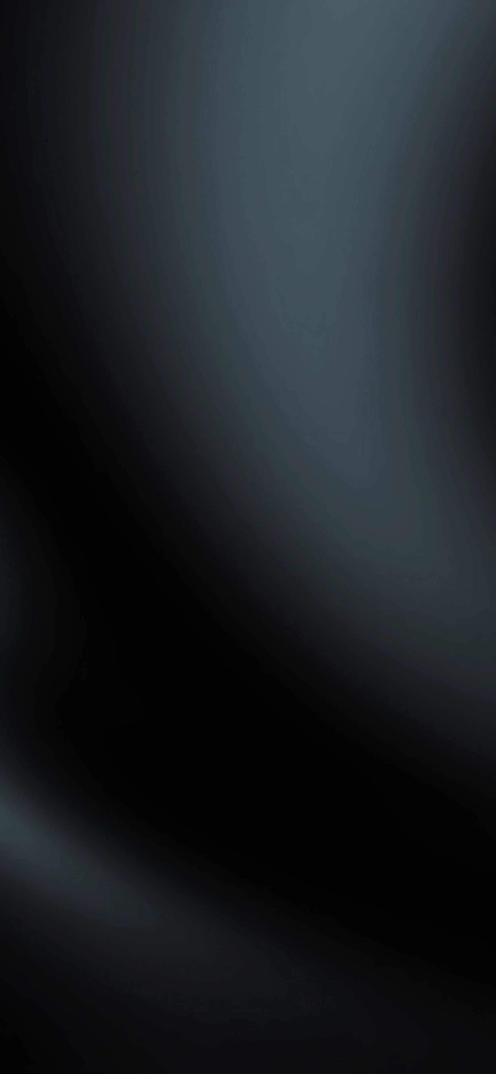 Apple iOS 26 Style Dark Mode 3D Effect Black And Silver Swirl Gradient Black To Gray — Free ...