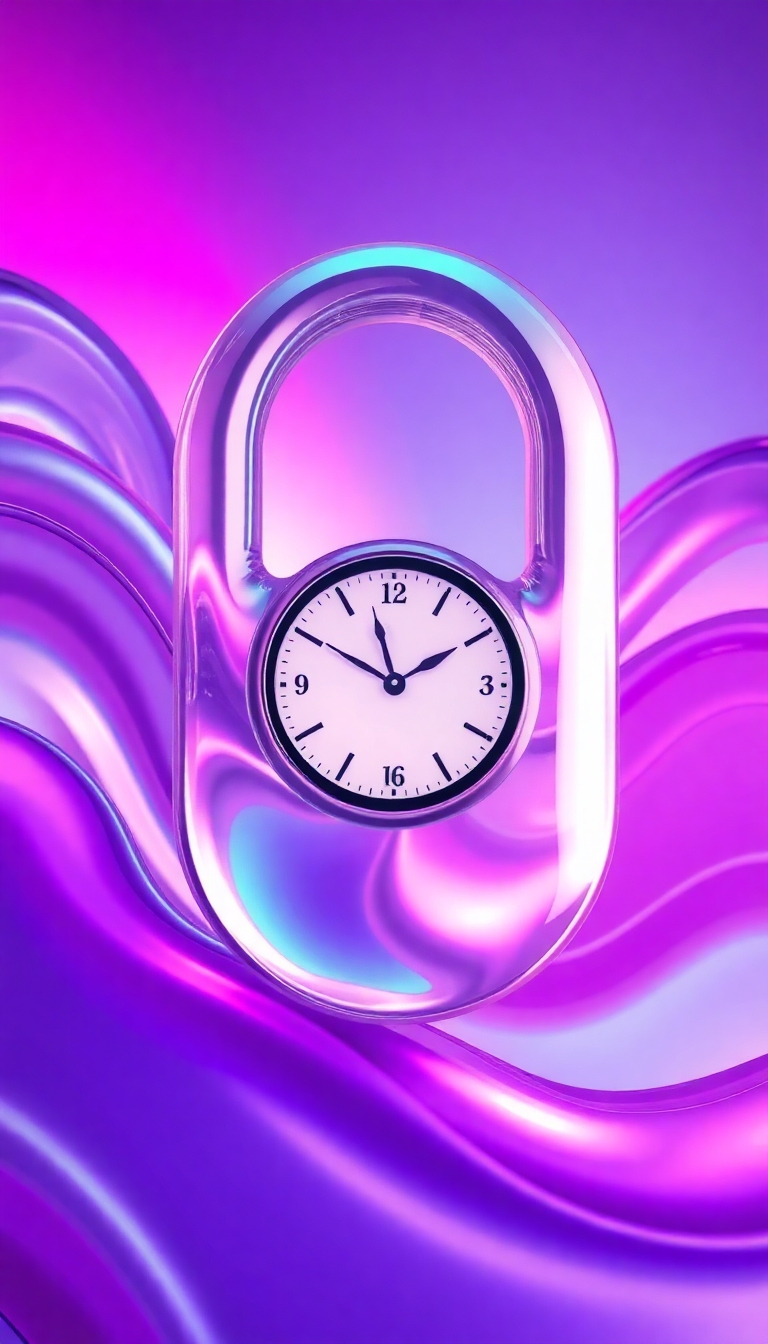 A 26 Liquid Glass Styled For 16 Lock With Perfect Place For Clocks ...