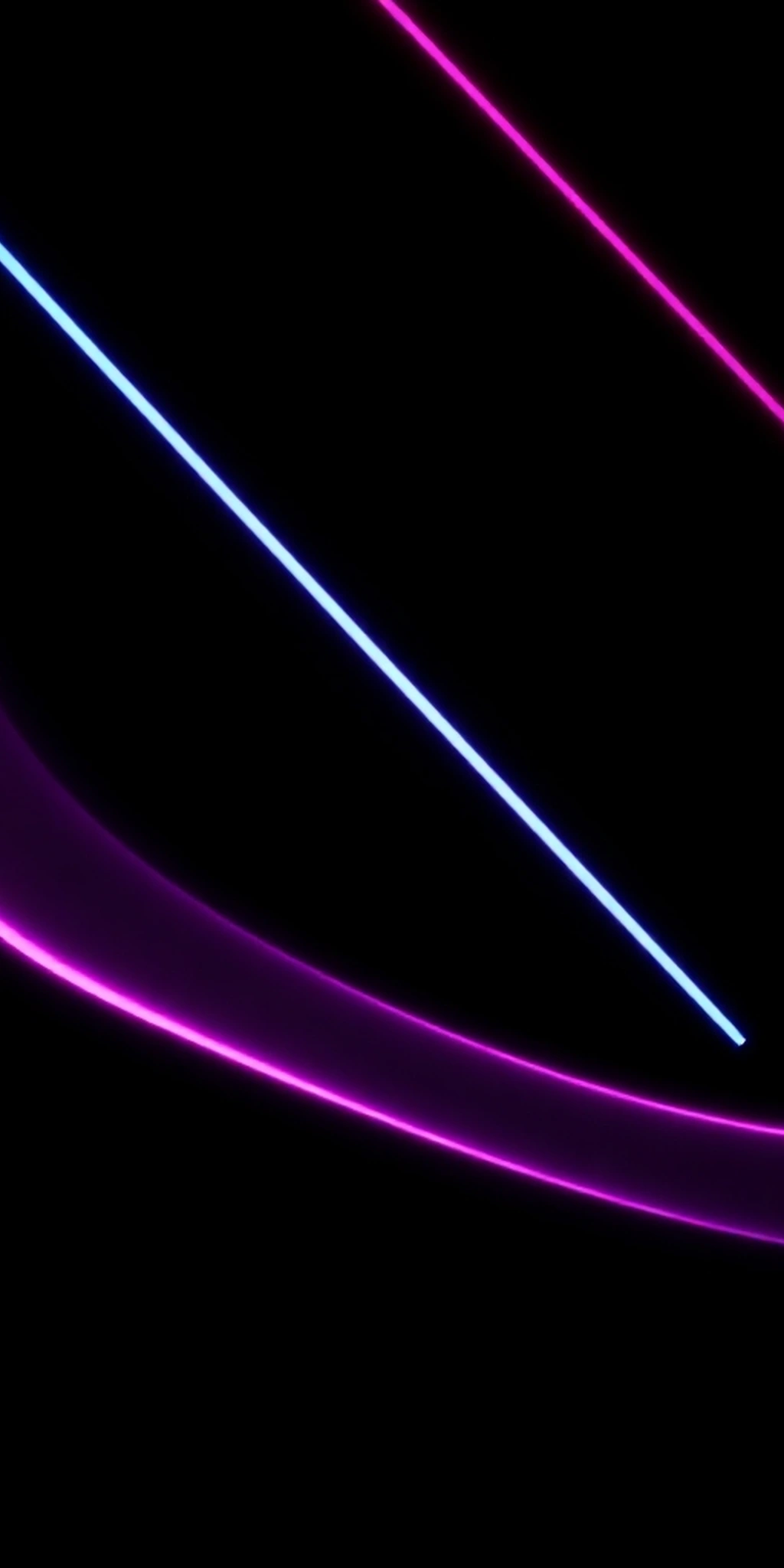 AMOLED Black Background Neon Colors Abstract Lines — Free iPhone ...