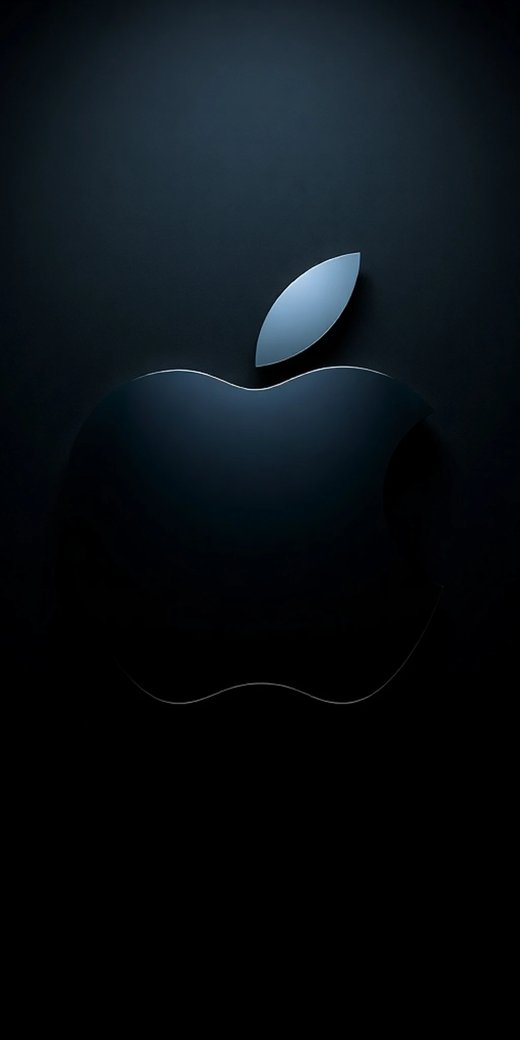 Apple Logo Dark Mode Glowing — Free iPhone Wallpaper (4K/HD) | 2026