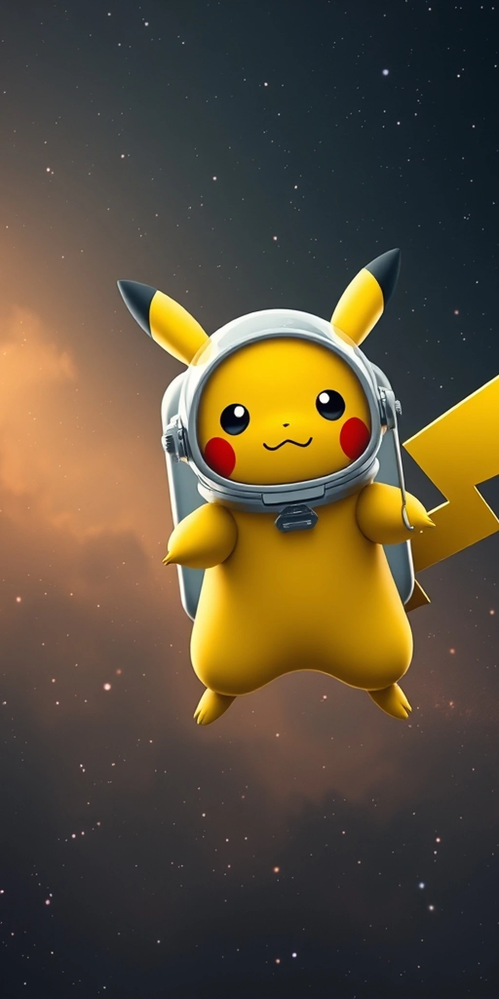 Astronaut Pikachu Space Wearing Gear — Free iPhone Wallpaper (4K/HD) | 2025