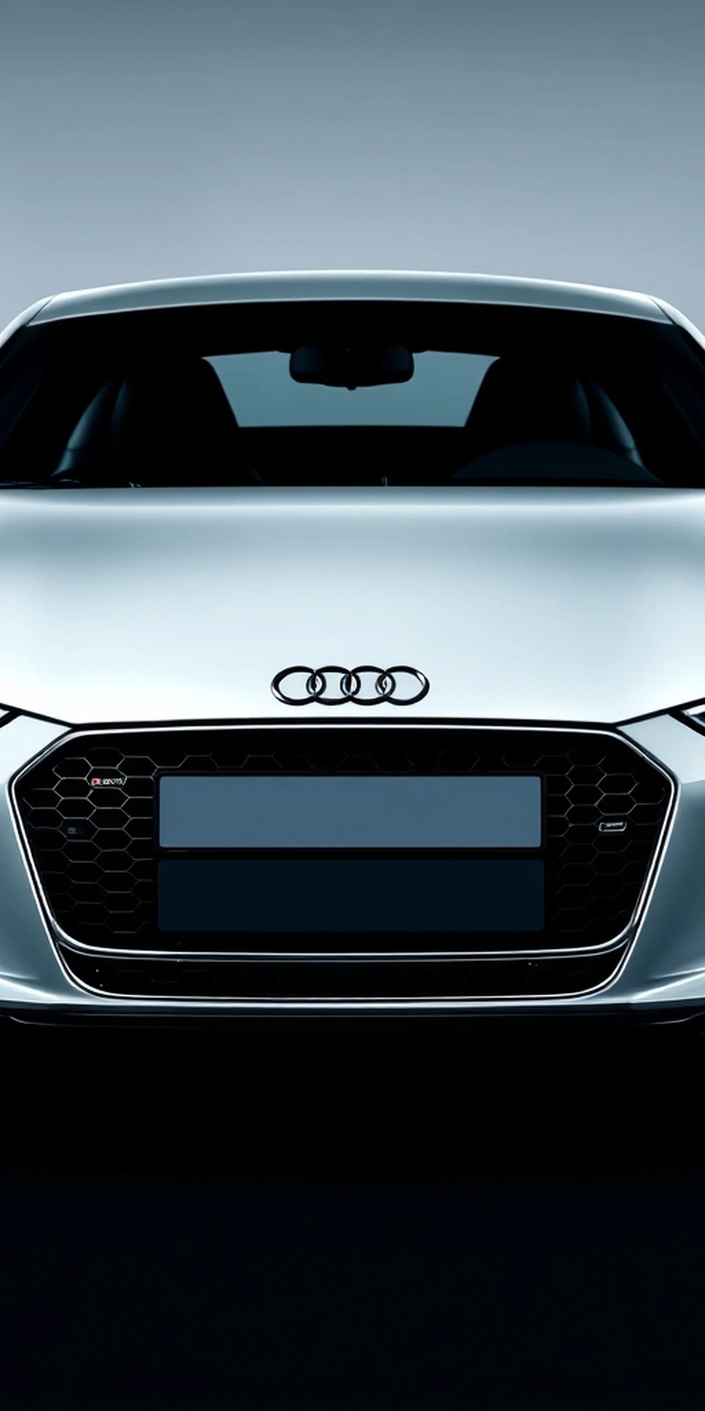 Audi Bianco Nero Solo Muso Con Logo Sotto Macchina — Free iPhone ...