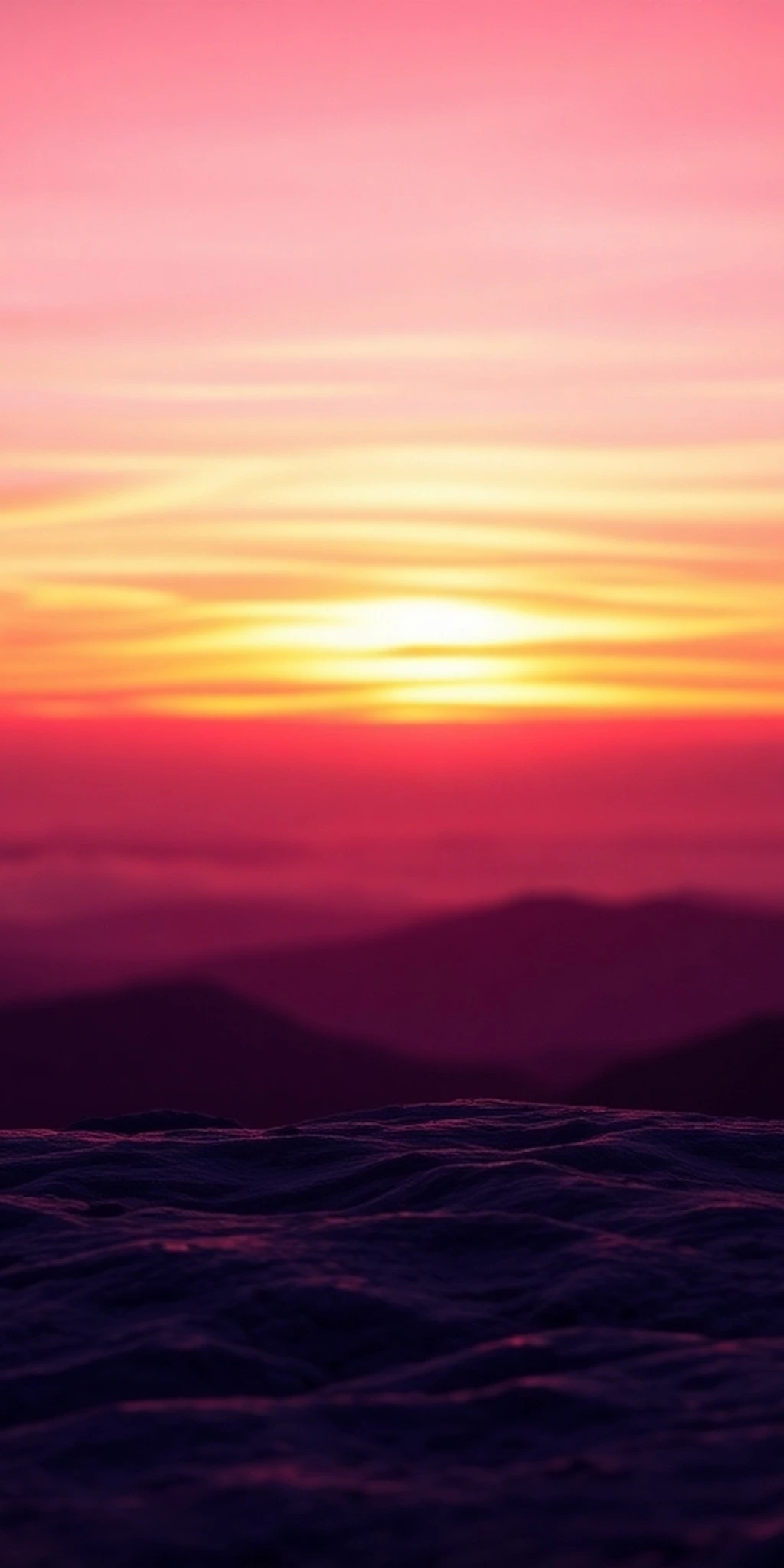 California Sunset Sky Vibrant Gradient Colors — Free iPhone Wallpaper ...