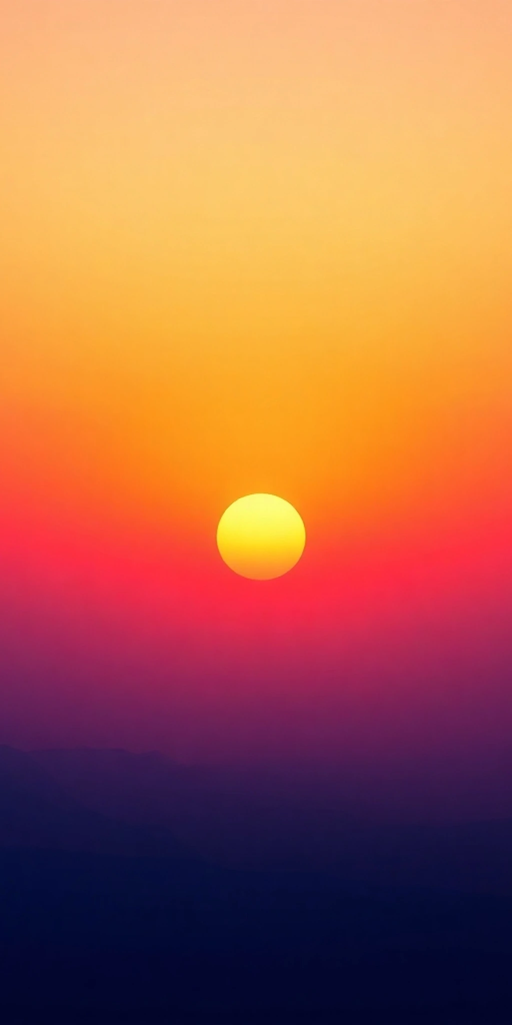Cinematic Vibrant Sunrise Gradient Apple — Free iPhone Wallpaper (4K/HD ...