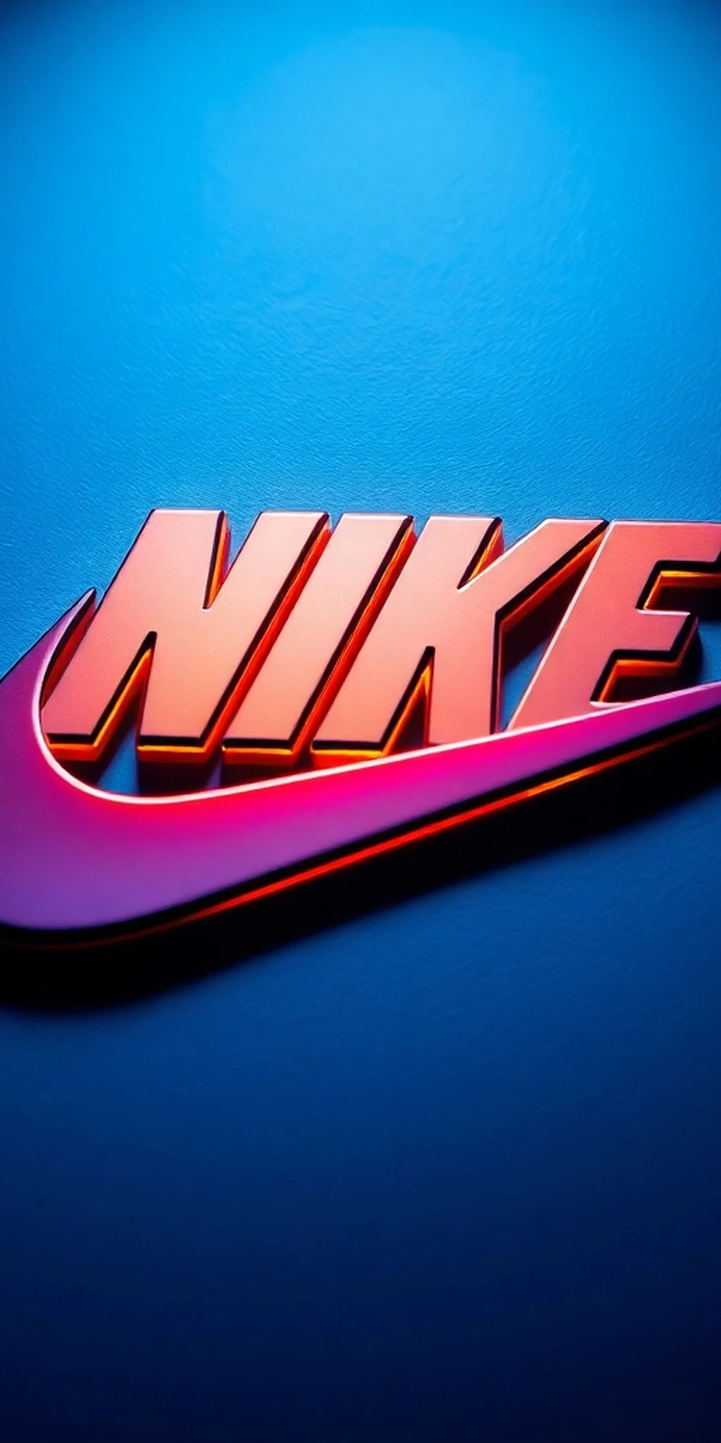 Colorful Nike Logo 3D Just Do It Embossed Glowing Shiny — Free iPhone ...