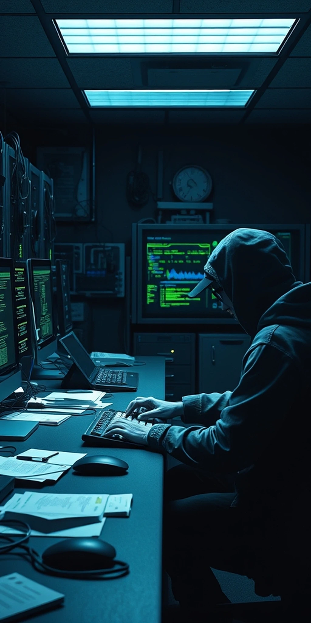 Editor Hacker Theme — Free iPhone Wallpaper (4K/HD) | 2025