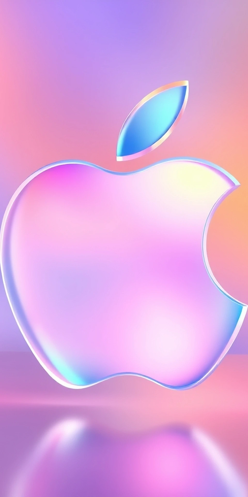 Apple iOS 26 Liquid Glass Design Glassmorphism Apple Logo Vibrant ...