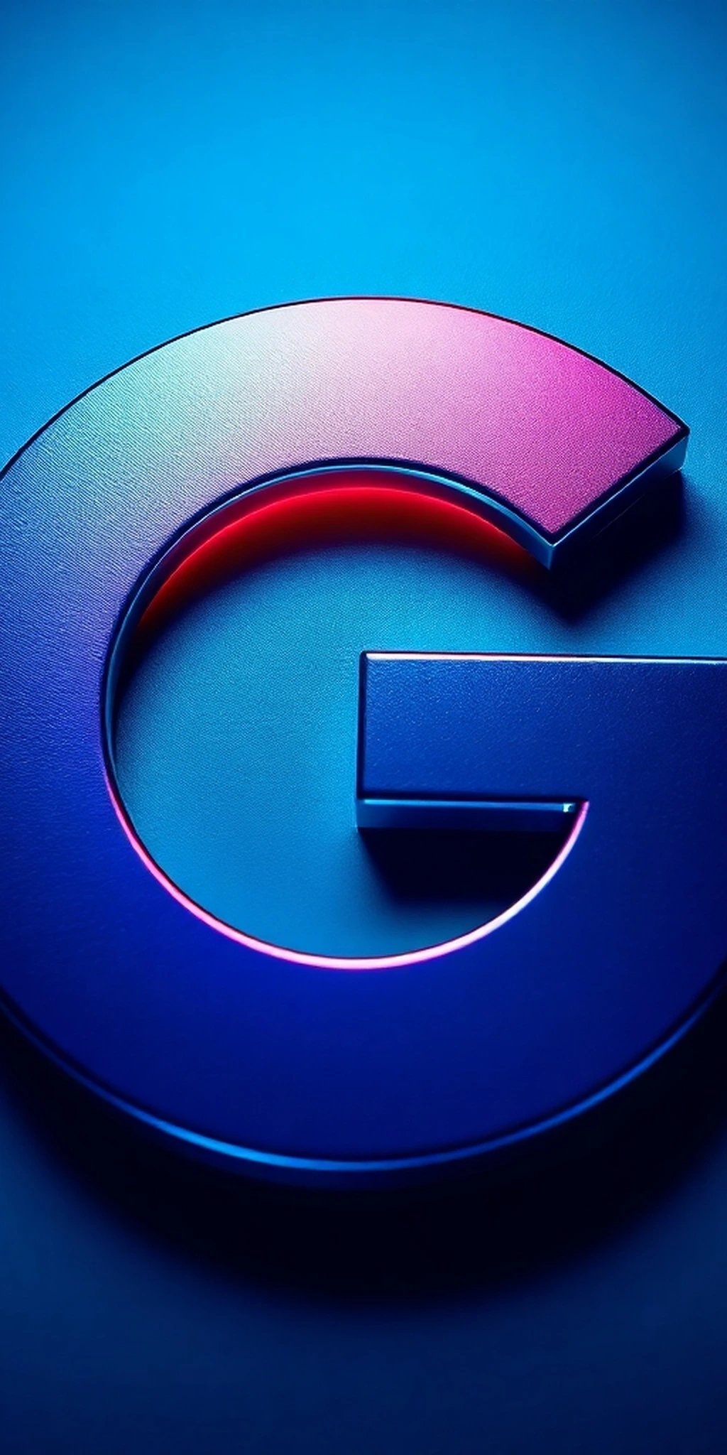 Google Pixel Android Logo Colorful Embossed Metallic Rainbow Glow ...