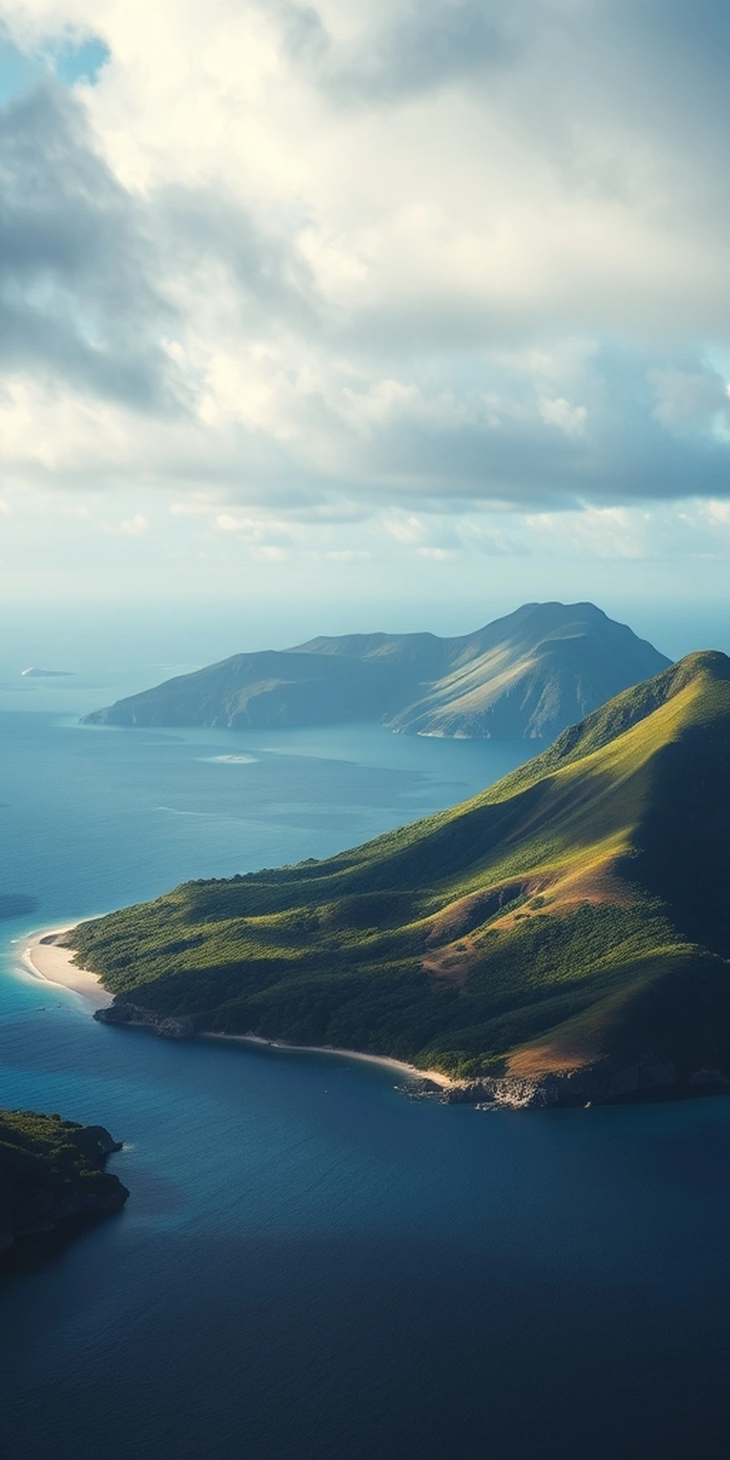 Green Dark Nature Landscapes Dynamic Island — Download Free iPhone ...