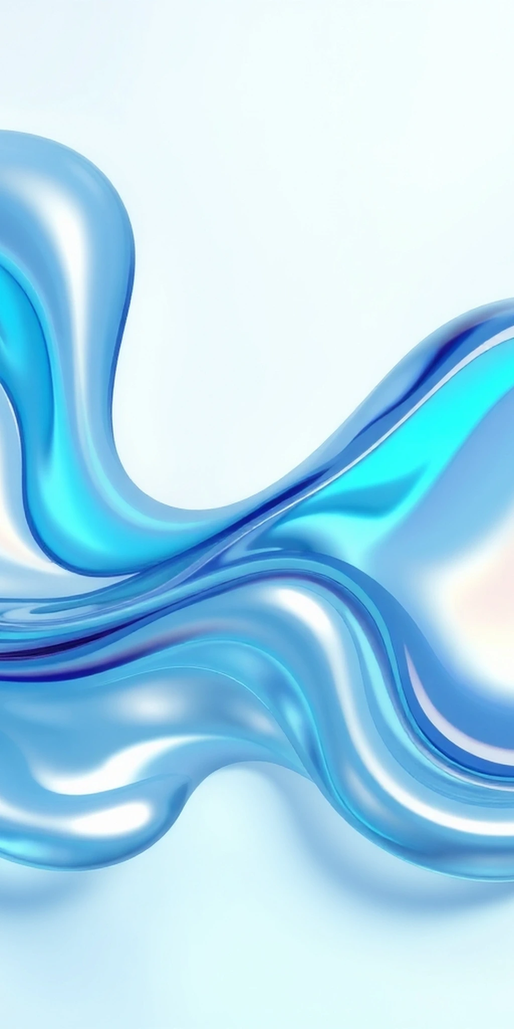 White And Baby Blue Apple iOS 26 Liquid Glass Iridescent Abstract ...