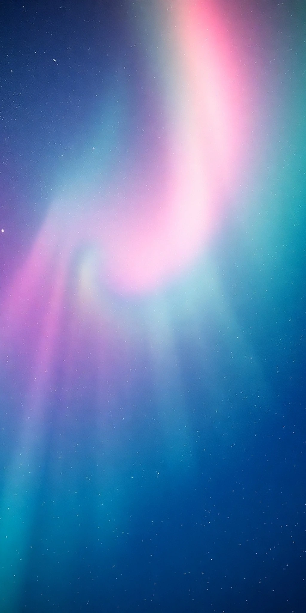 Looking Directly Pretty Colorful Aurora Borealis Full Sky, Stars ...