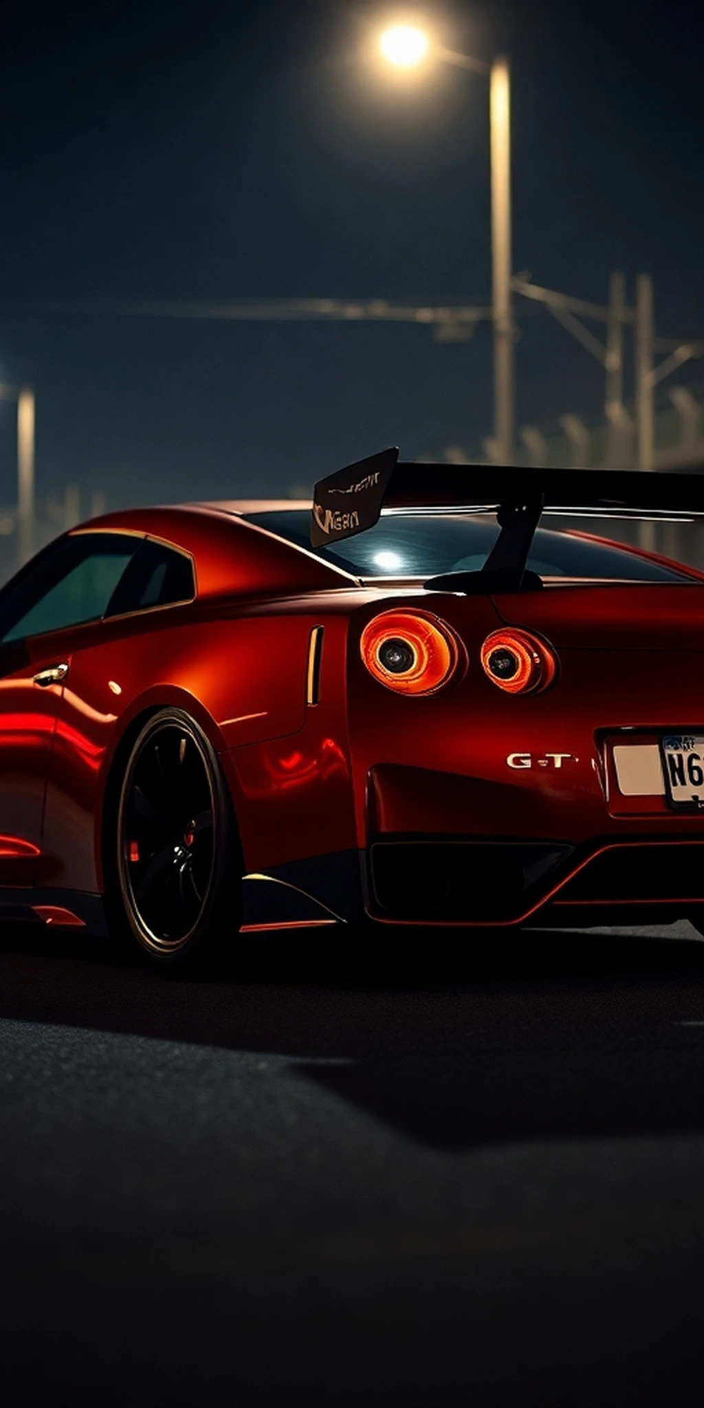 Nissan Gtr Light During Night — Free iPhone Wallpaper (4K/HD) | 2025