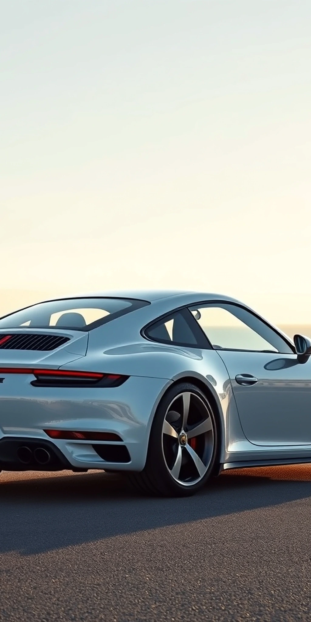 Porsche 911 992 Generation Beautiful Ocean View. Car Classy Spec — Free ...