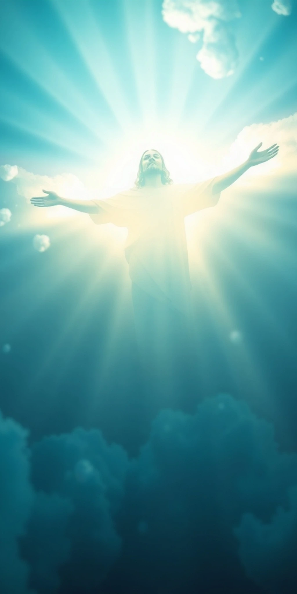 Seeing Bright Glow Of Jesus Christ In Heaven — Free iPhone Wallpaper ...