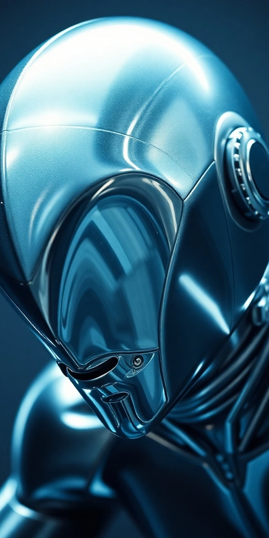 Silver Surfer Robot Space Sharp Jawline Unique Creative Futuristic ...