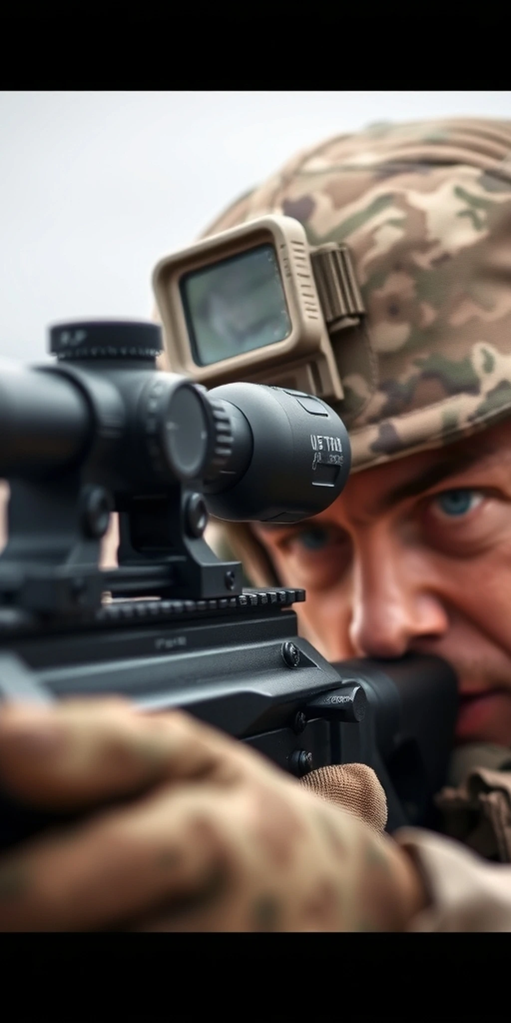 Special Operations Soldier Looking Through Scope — Free iPhone ...