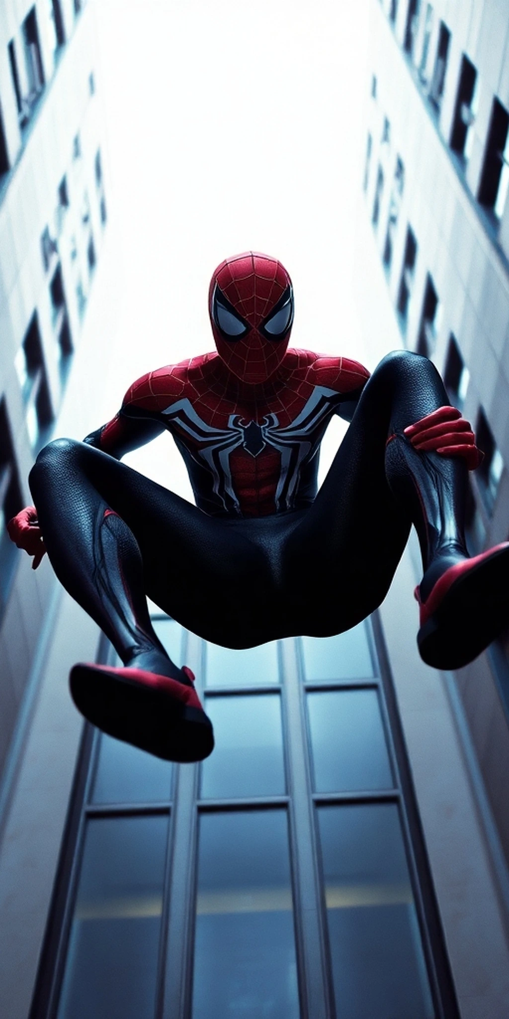 Spider Man Jumping Off Building Spiderman Movie — Free iPhone Wallpaper ...
