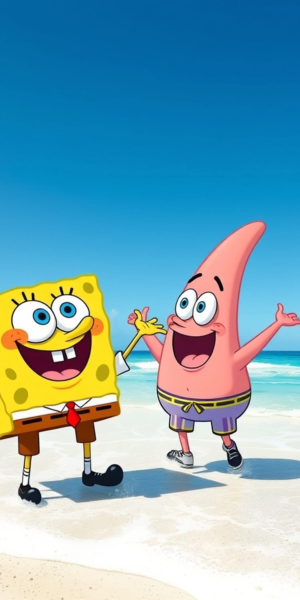 Spongebob Patrick Playing Younger — Free iPhone Wallpaper (4K/HD) | 2025