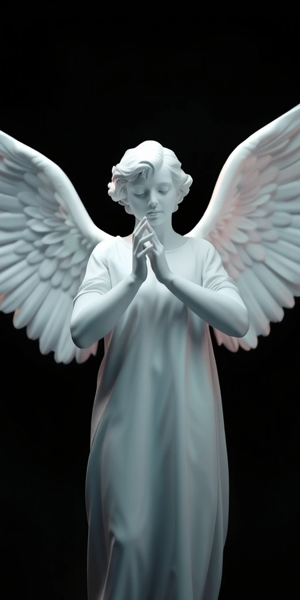 White Angel Raised Hands Total Black Christians Christianity Jesus ...
