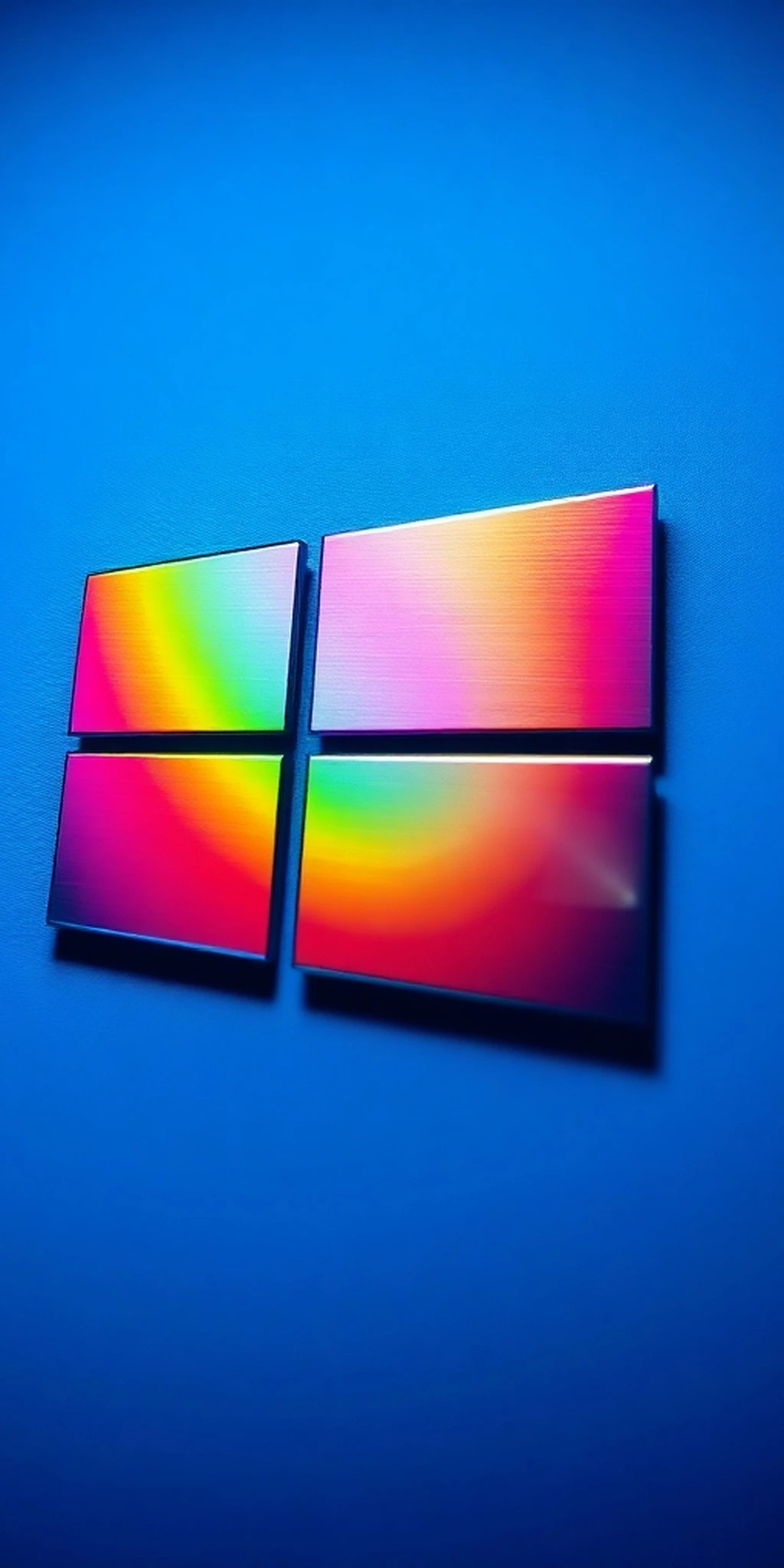 Windows 8 9 10 11 Logo Colorful Embossed Metallic Rainbow Glow — Free ...