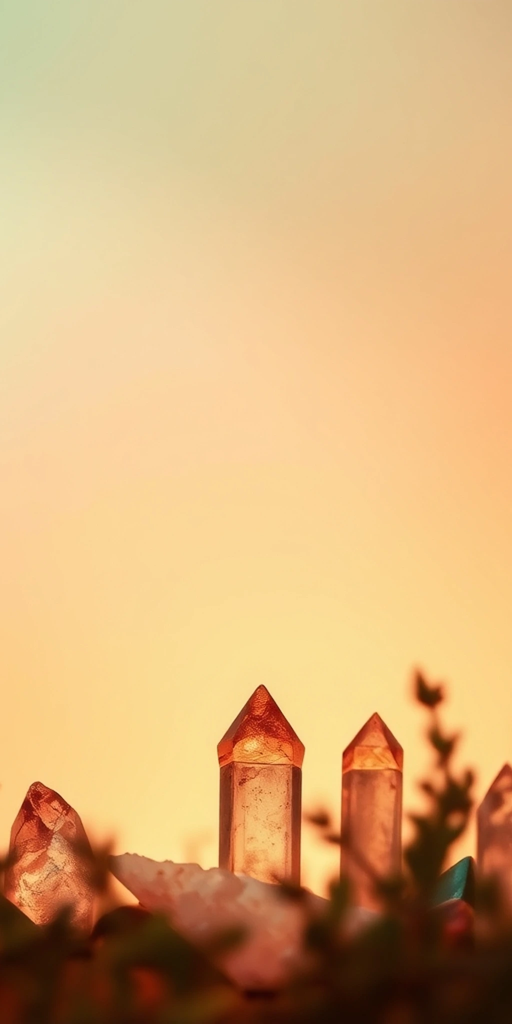 Witch Vibe Green Plants Feminine Crystals Symbols — Free iPhone ...