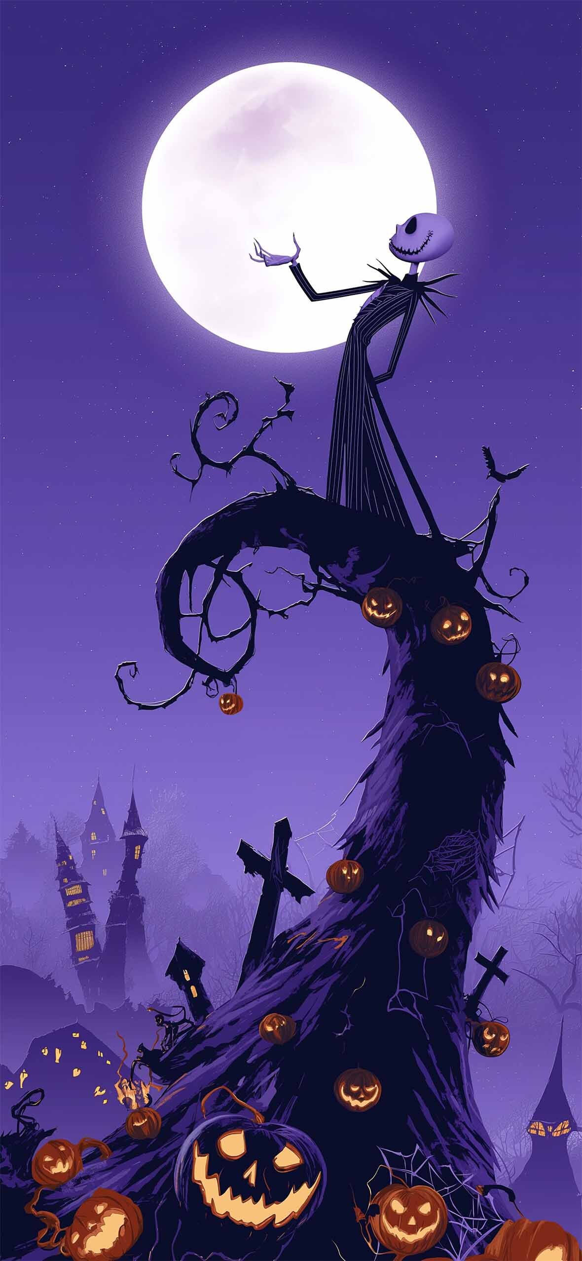 Nightmare Before Christmas Halloween Wallpaper — Free iPhone Wallpaper ...