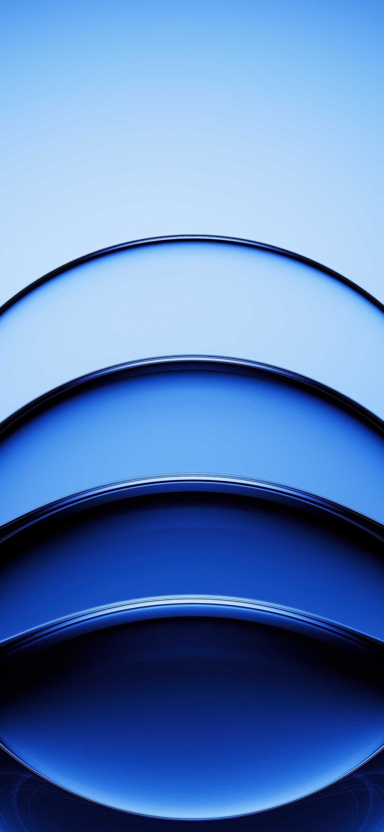 OxygenOS 15 Stock Blue Circles — Free iPhone Wallpaper (4K/HD) | 2025