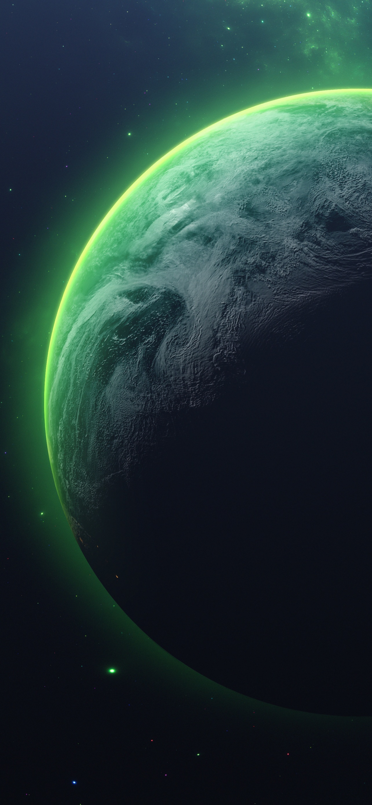 Planet Orbit Outer Space Cosmos — Free iPhone Wallpaper (4K/HD) | 2026