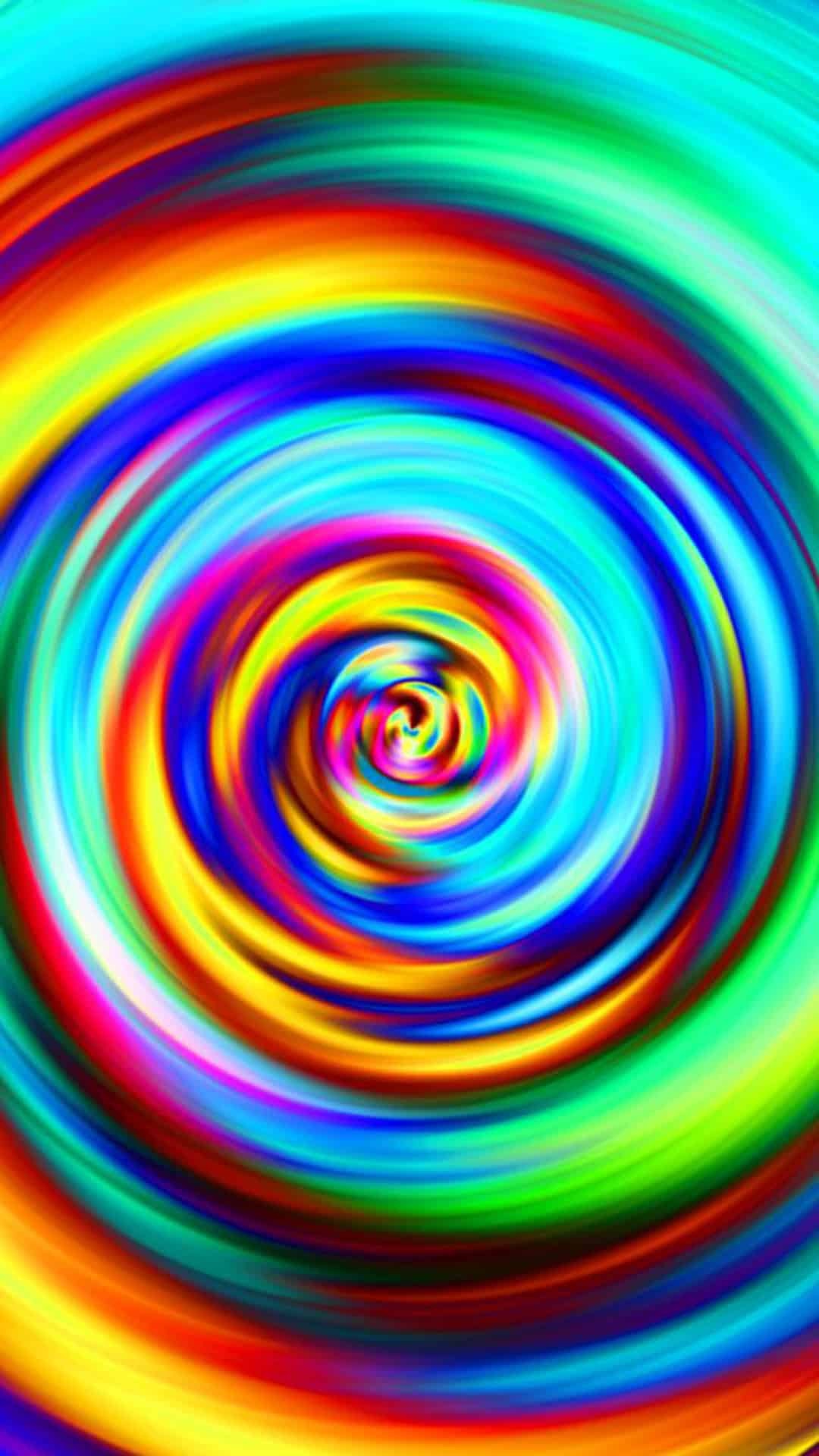 Rainbow Vortex Swirls Blackhole Best Free Custom Wallpapers And ...