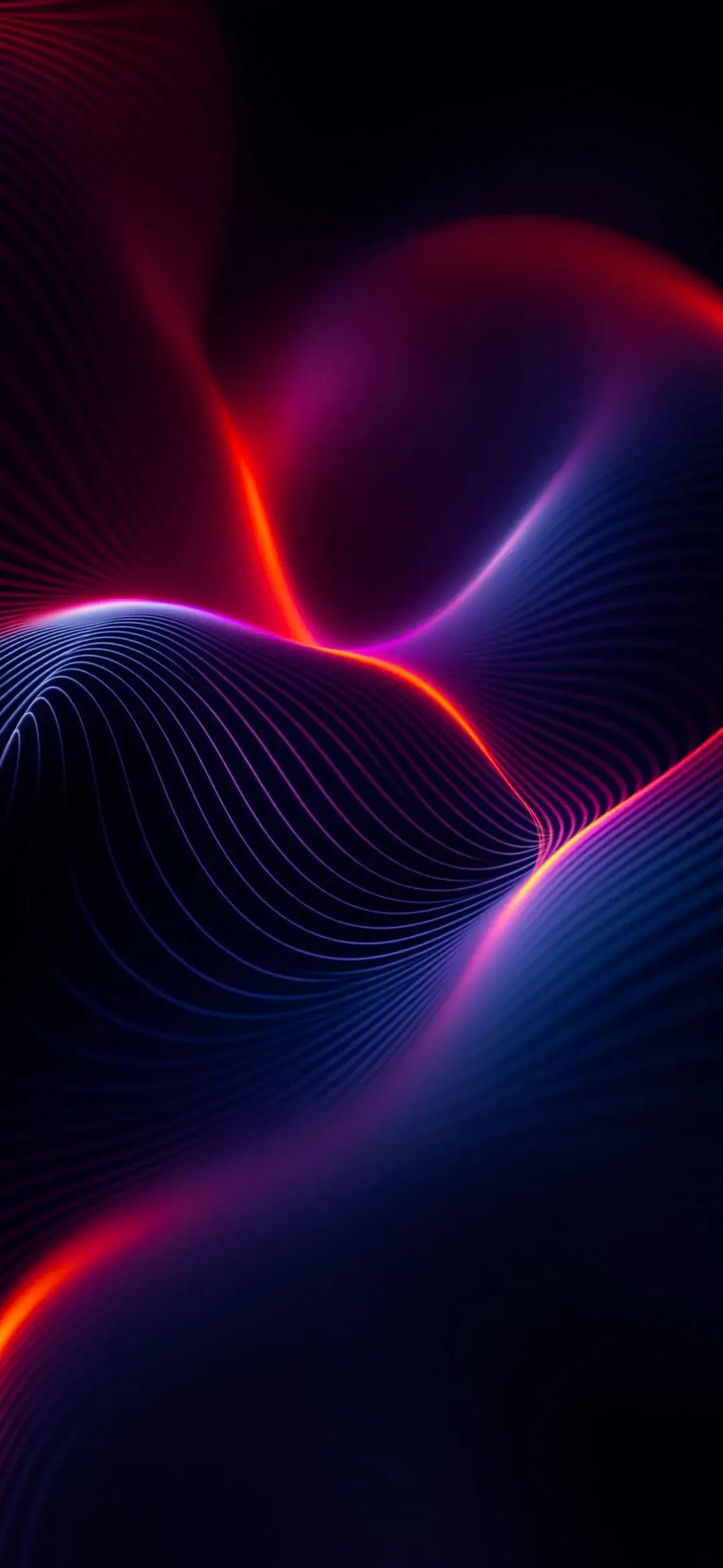 Red And Blue Lines Abstract 3D Artwork Best Top Wallpapers For iPhone ...