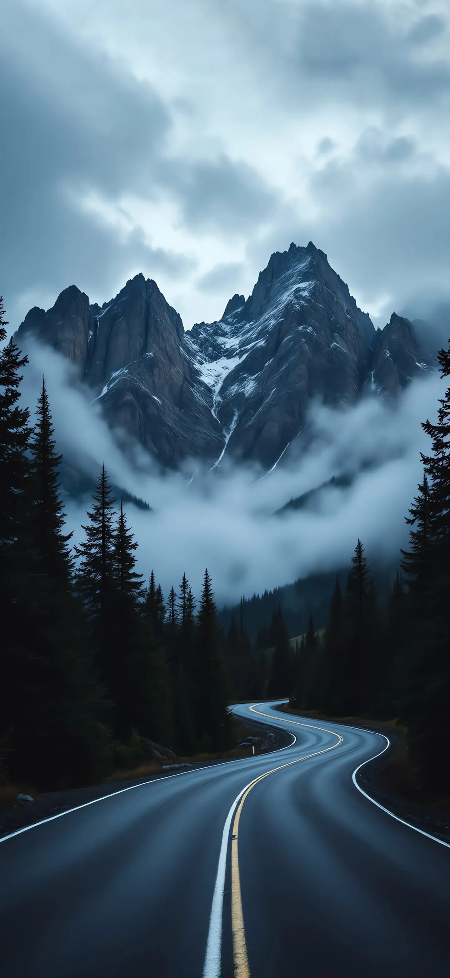 Roadway Mountains Nature 4K Trees Highway Best Depth Effect 3D ...