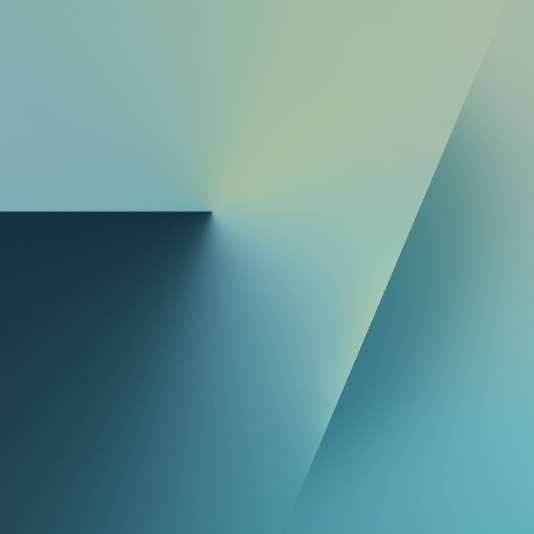 Samsung Galaxy Z Fold 7 Default Stock Wallpaper 4K Turquoise Blue Green ...