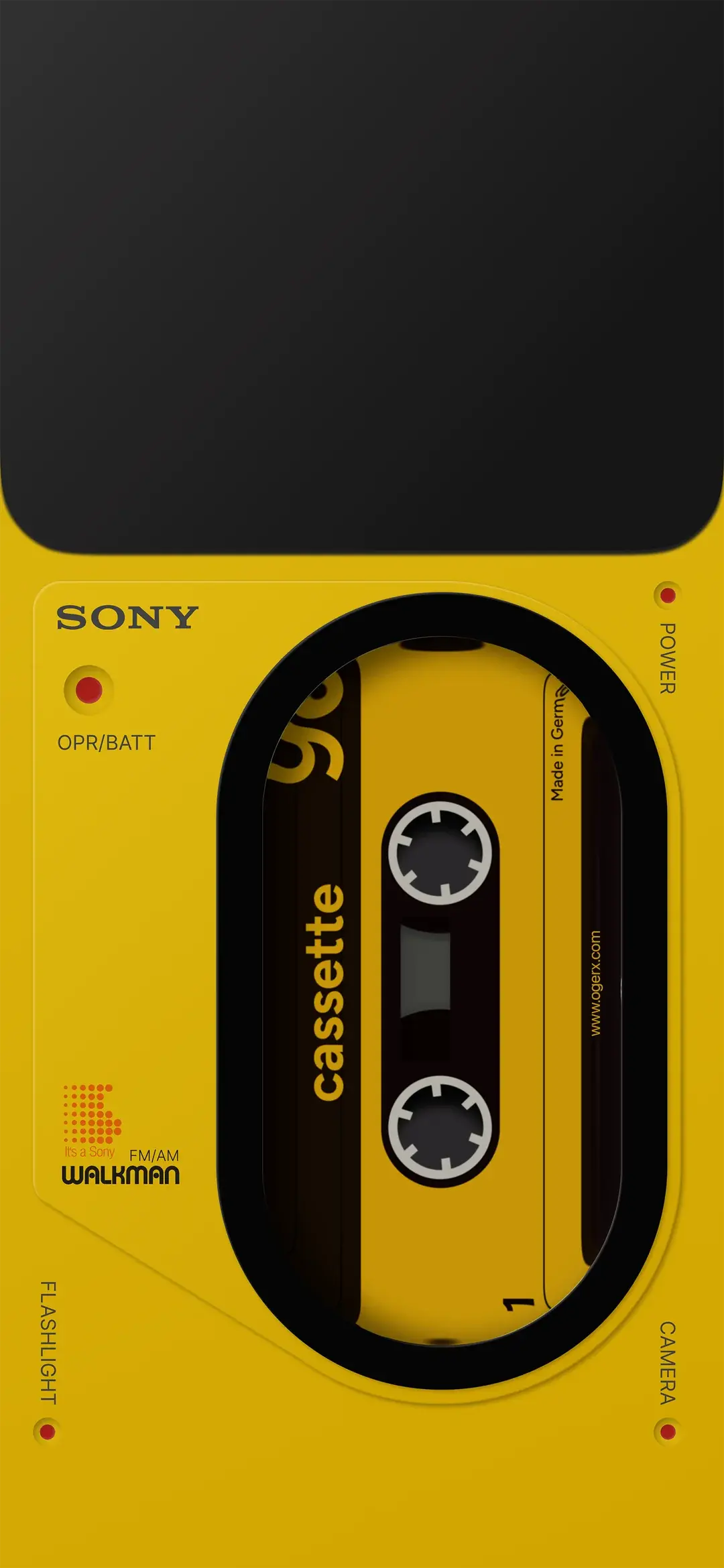 Sony Walkman Inspired Wallpaper Yellow Best iPhone Wallpapers ...