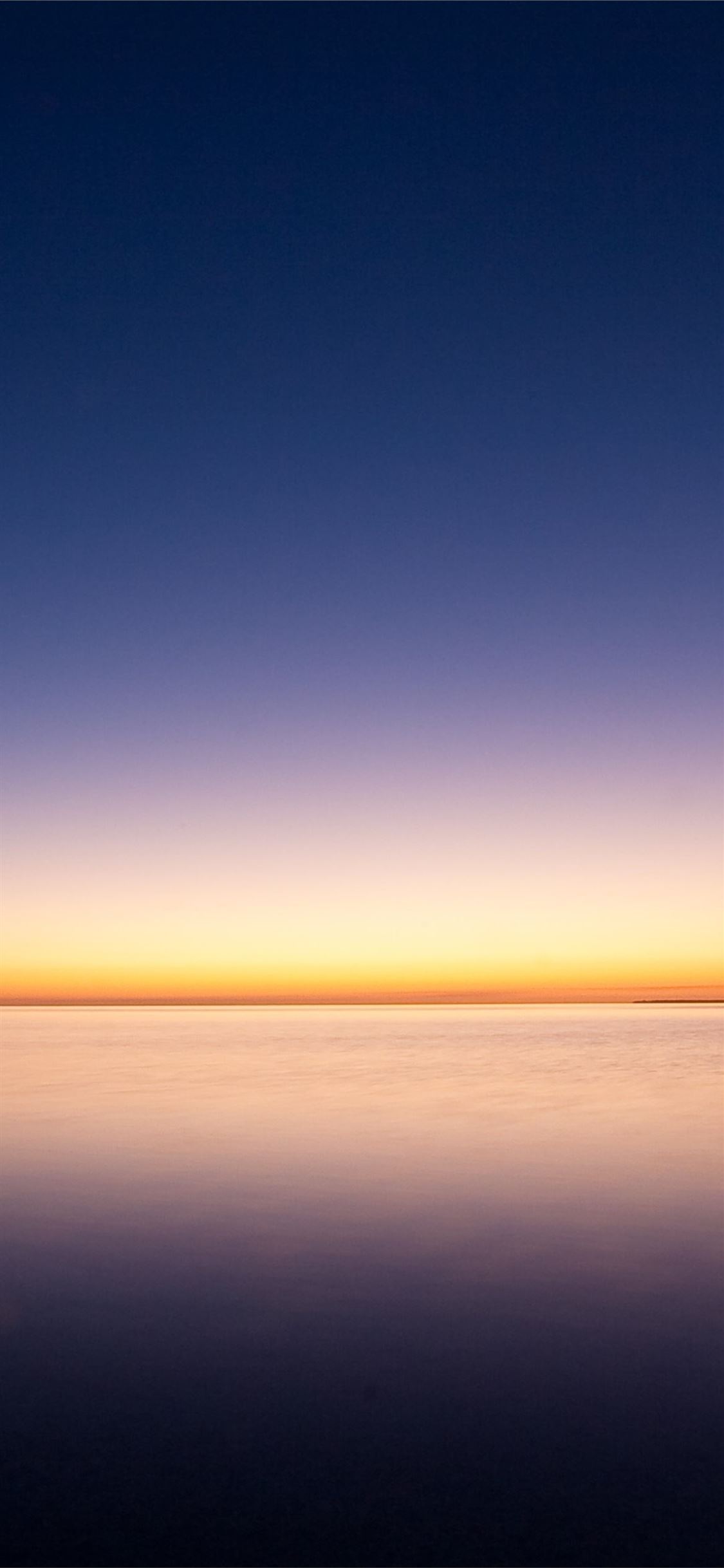 Sunrise Ocean Minimalism Simple Background iPhone X — Free iPhone ...