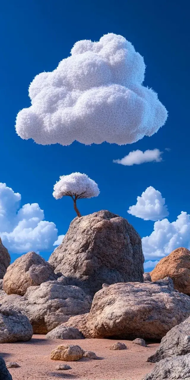 Surreal Desert Landscape Best iPhone Wallpapers Backgrounds And ...